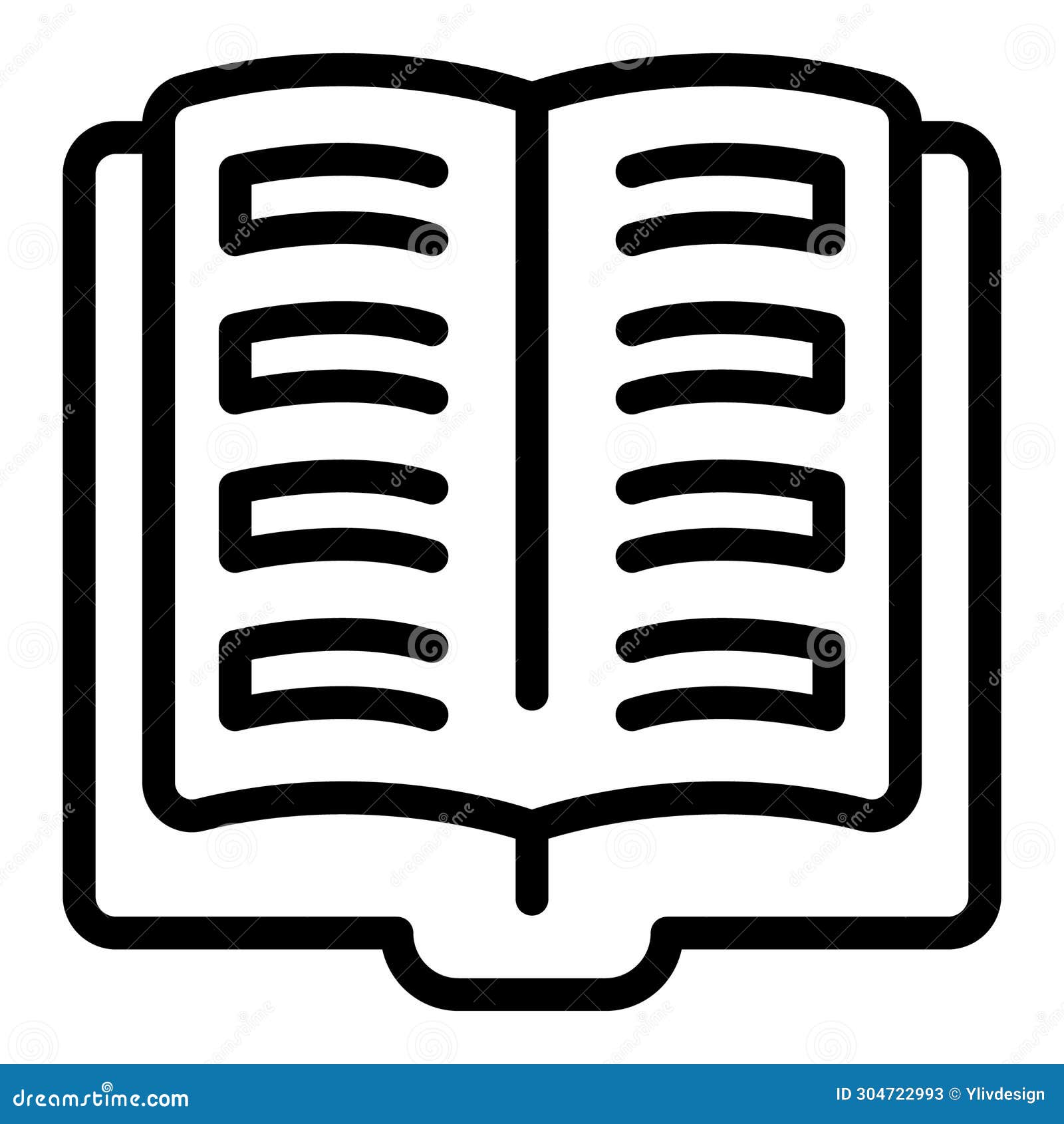 Book Publication Icon Outline Vector. Work Data Stock Vector ...