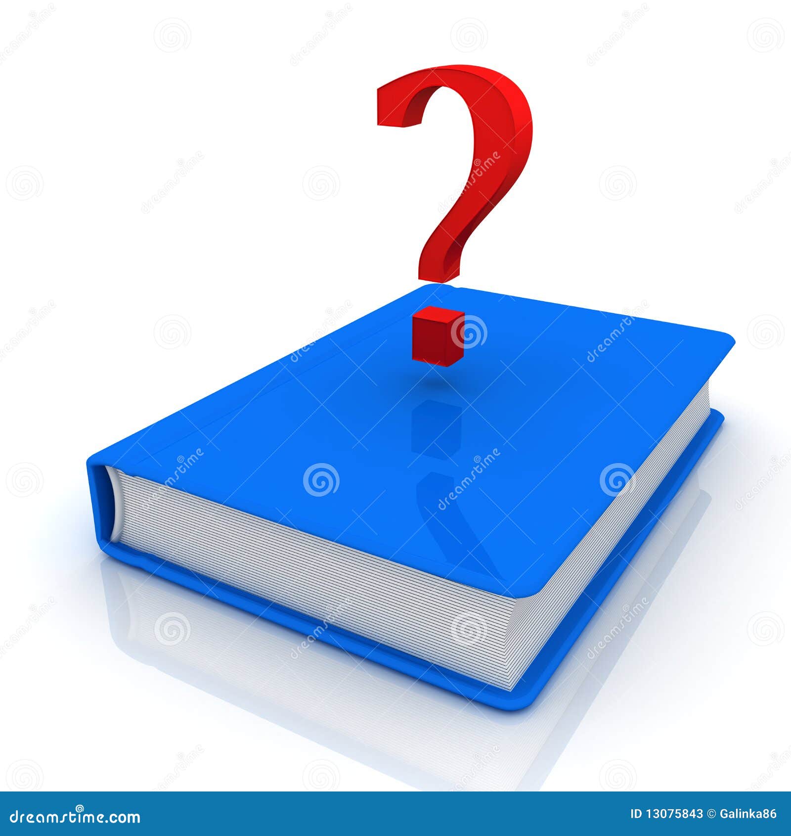Book And Question Mark Stock Image | CartoonDealer.com #13075843