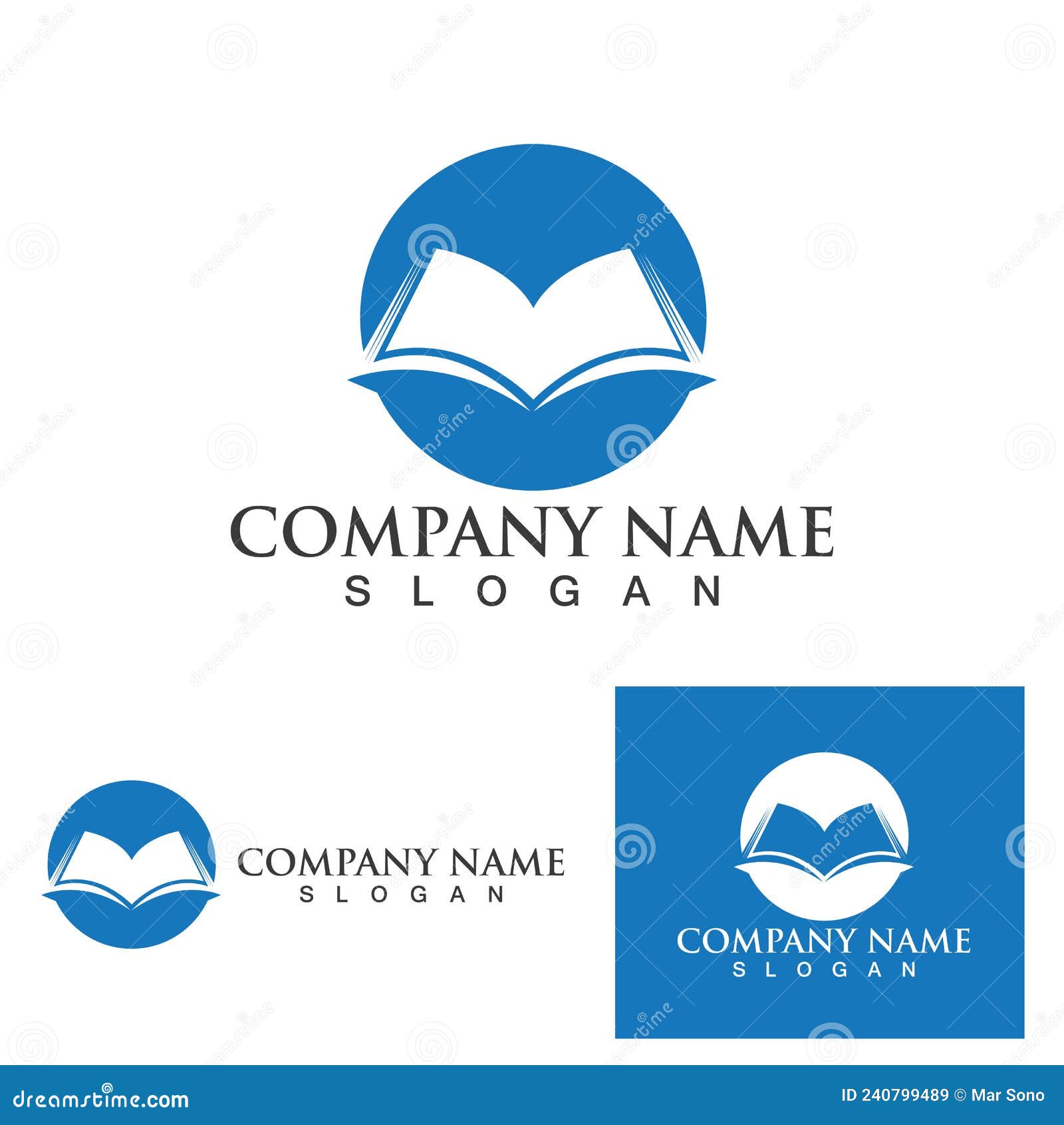 Book Read Logo and Symbol Vector Image Stock Vector - Illustration of ...
