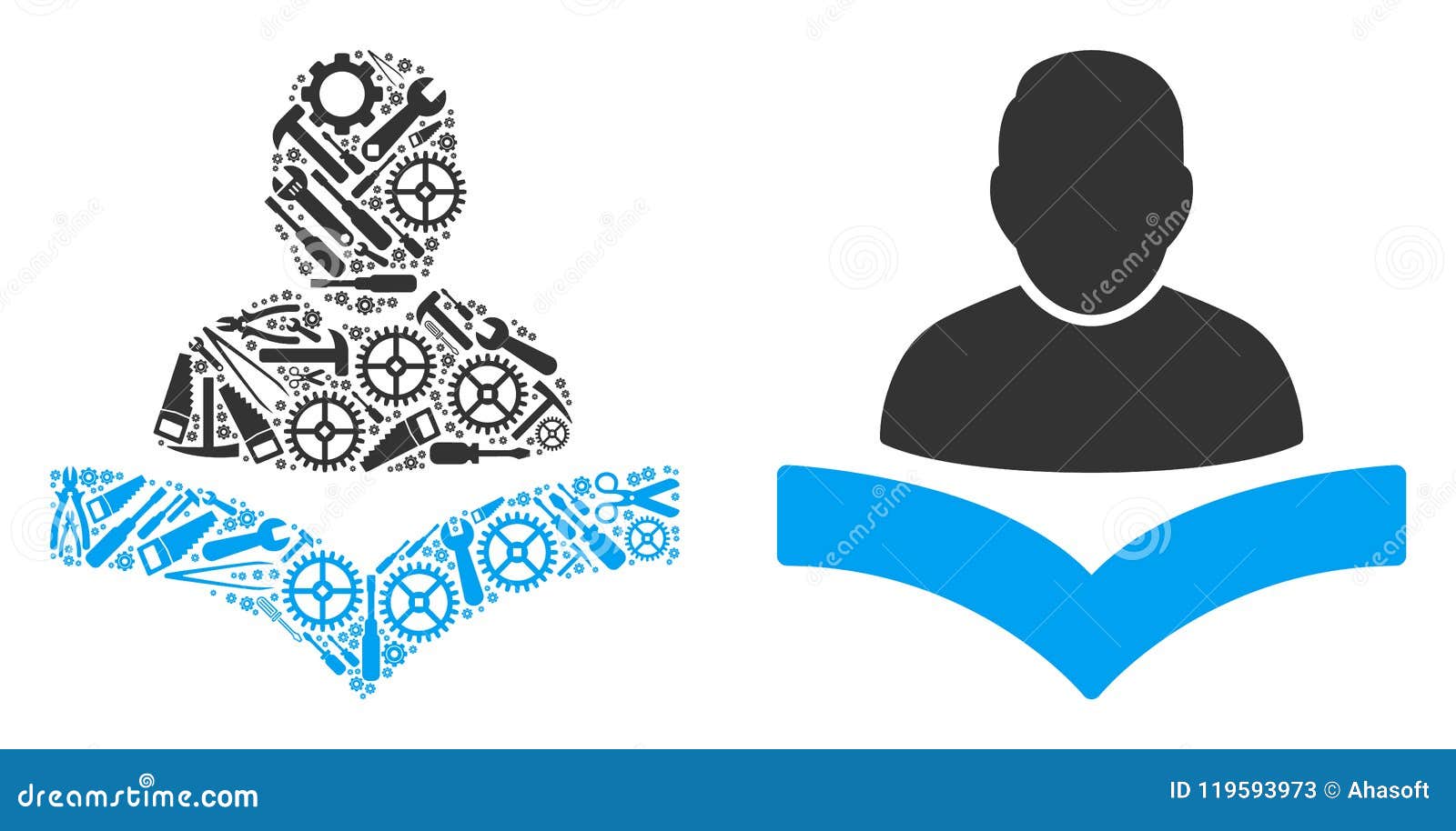 Technical Objects And Units Of Assemblies And Mechanisms Vector ...