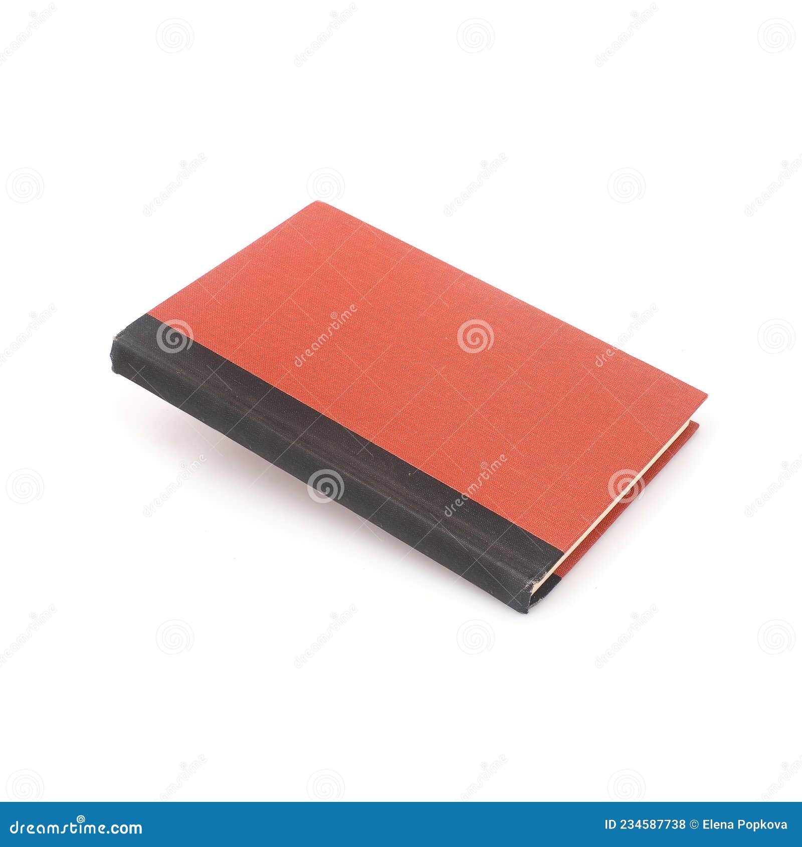 Book in Red Cover Isolated on a White Background Stock Photo - Image of ...