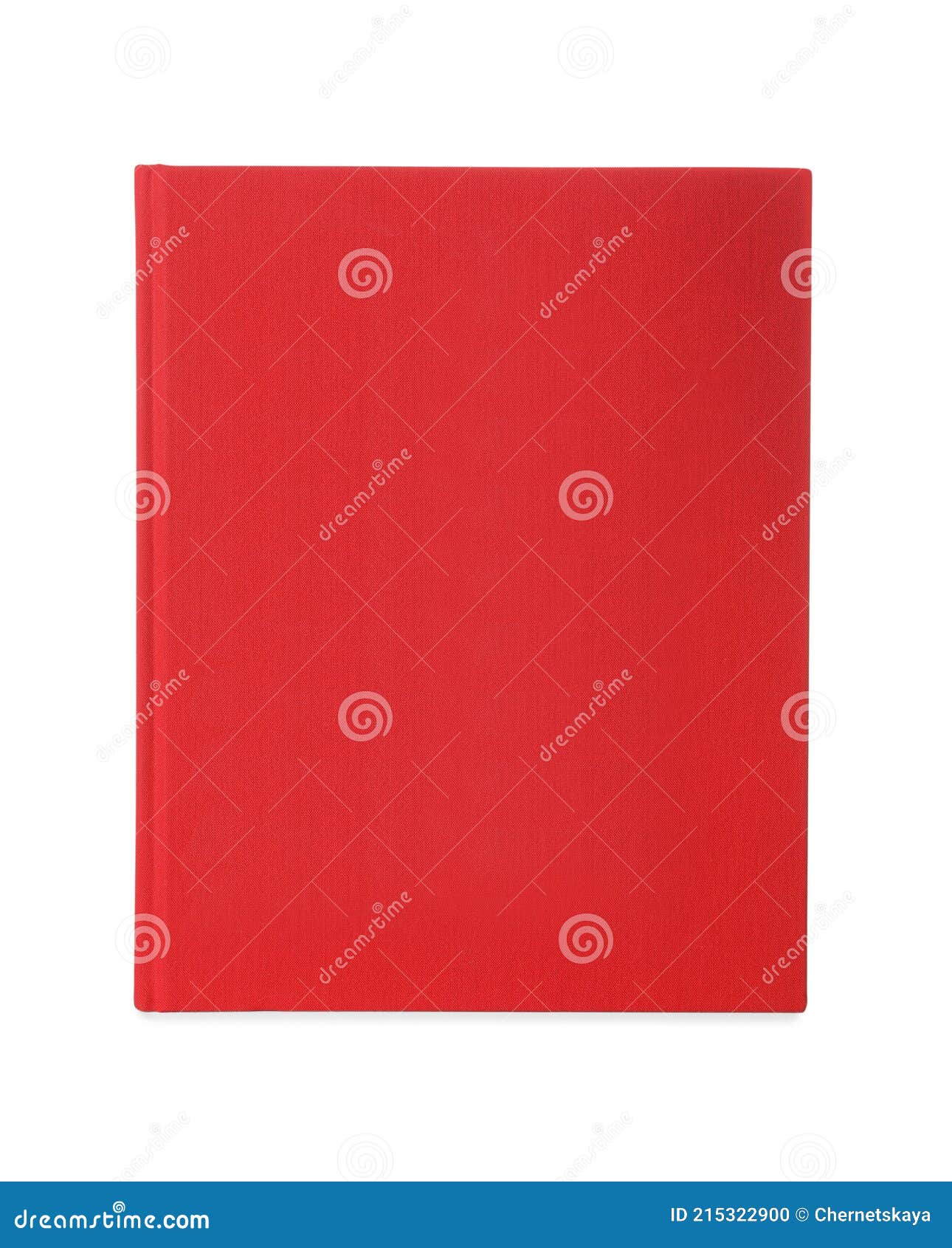 Book with Red Cover on White Background Stock Photo - Image of novel ...