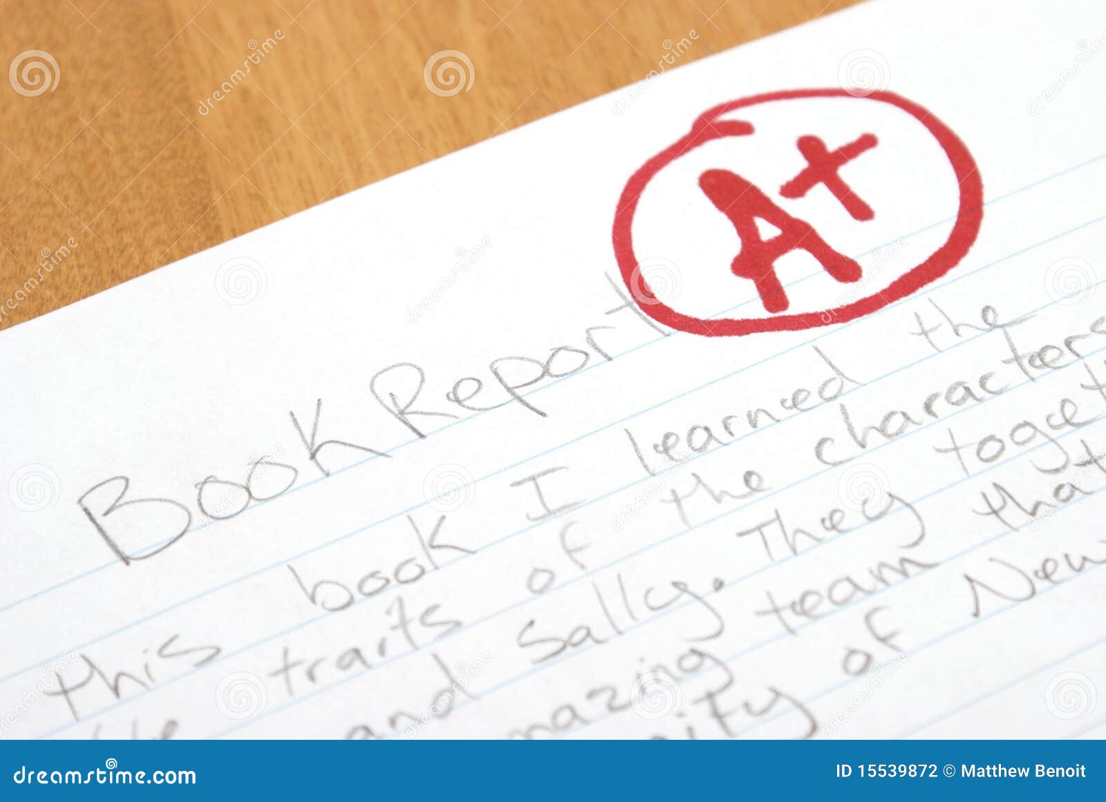 Book Report stock photo. Image of book, handwriting, subject - 15539872