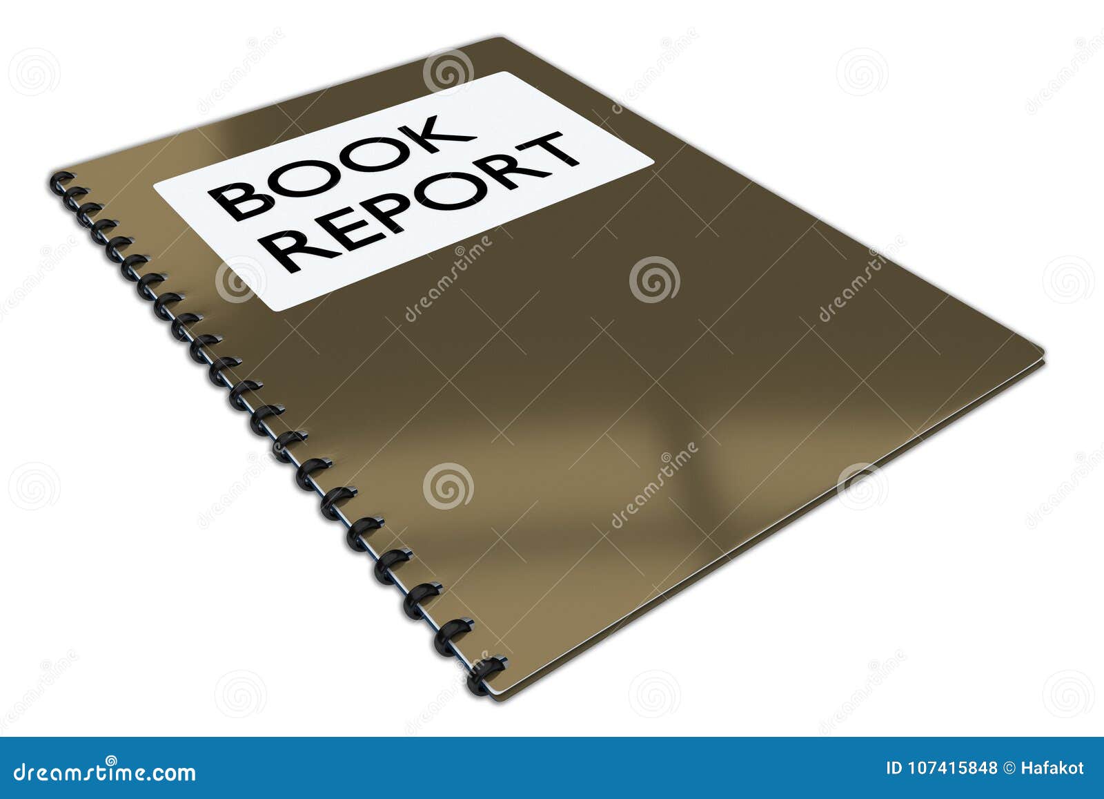 Book Report concept stock illustration. Illustration of presentation ...
