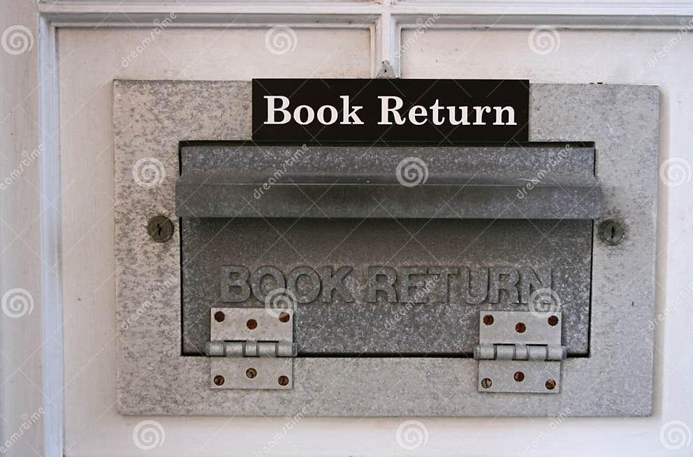 Book Return Chute stock image. Image of retro, vintage - 36481927