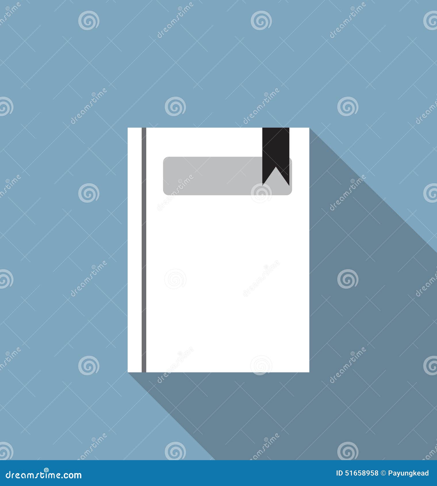 Book with Ribbon Bookmark Icon Stock Vector - Illustration of media ...