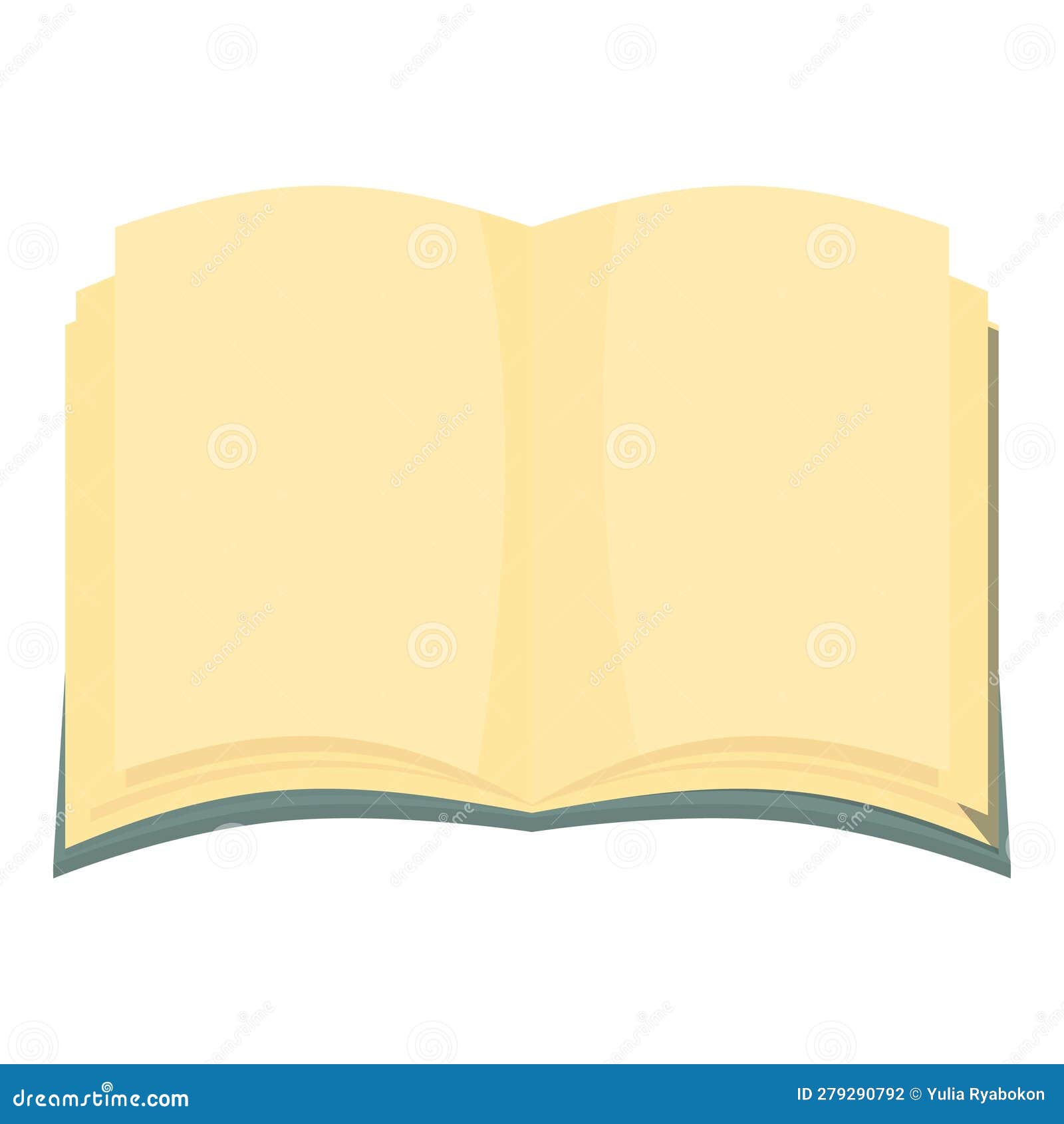 Book Shape Icon Cartoon Vector. Literature Paper Stock Vector ...