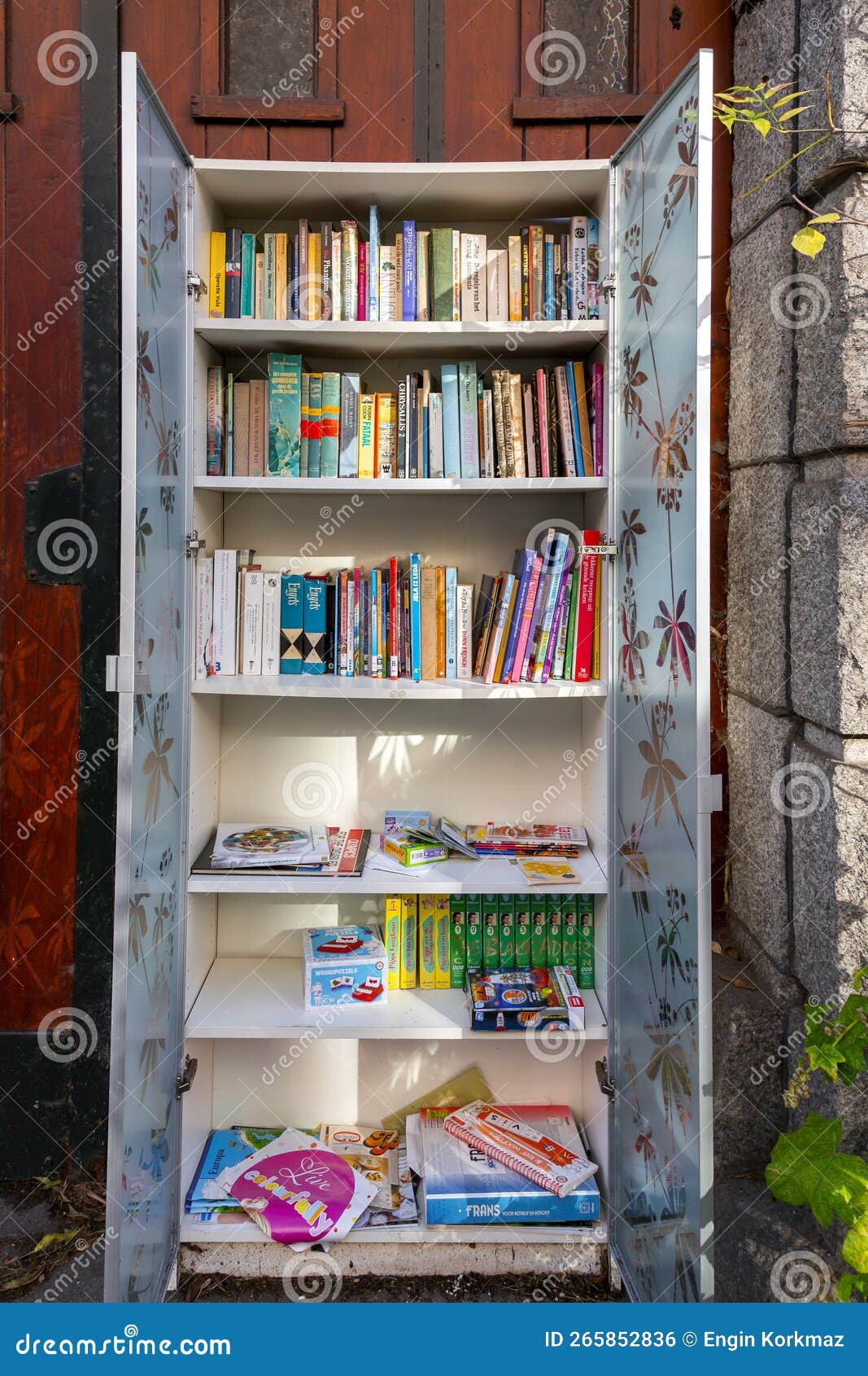 Book Sharing Kiosk Editorial Image | CartoonDealer.com #150587980