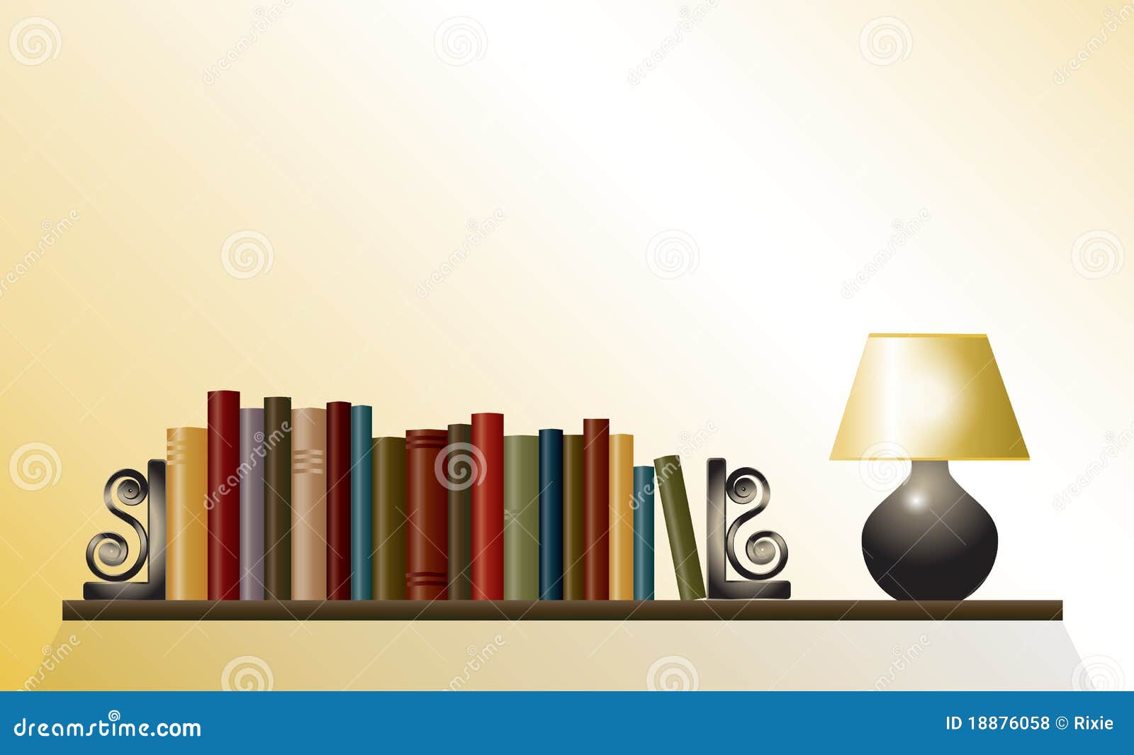 Bookend Shelf Stock Illustrations – 15 Bookend Shelf Stock ...
