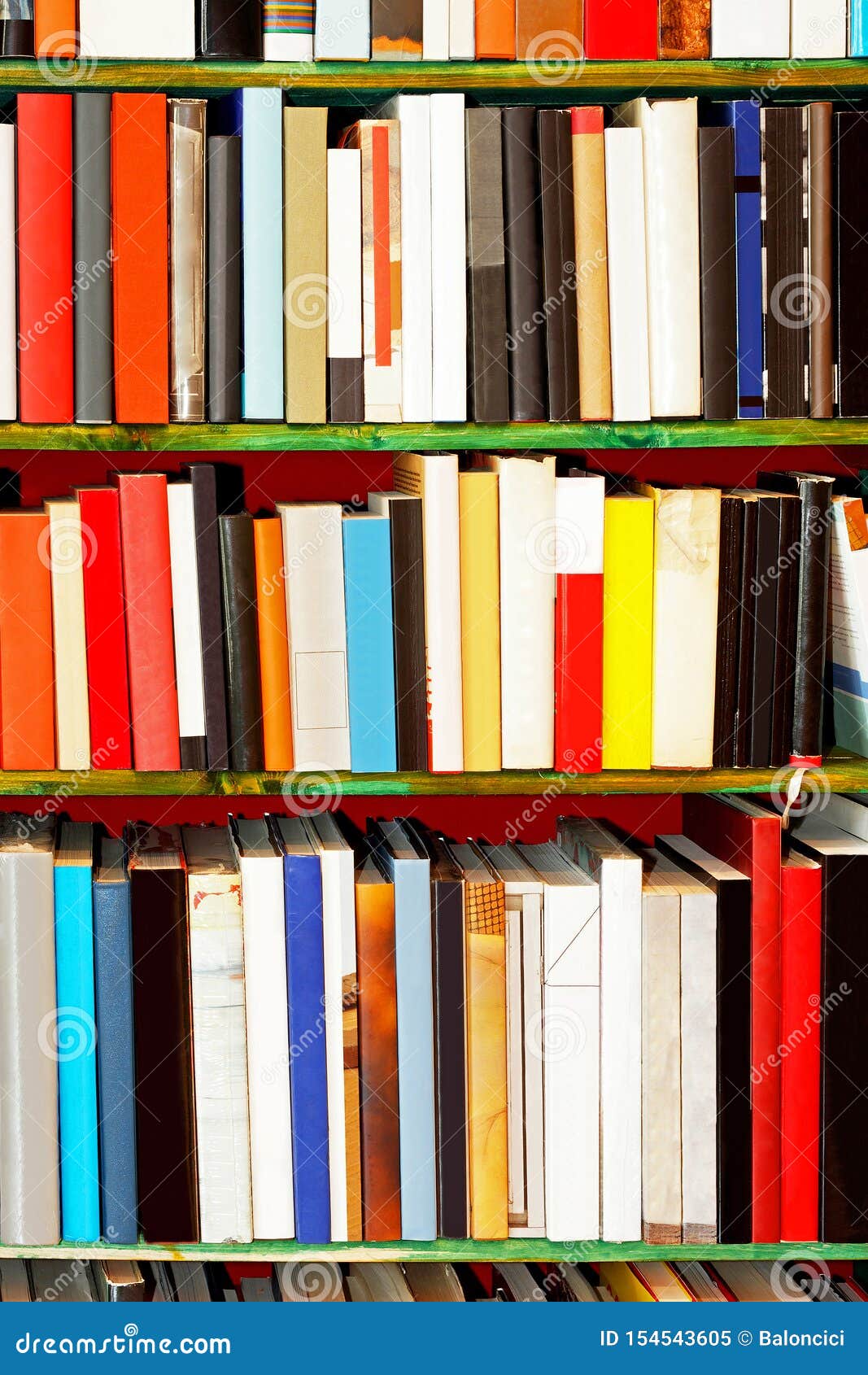 Book Shelf stock image. Image of textbook, paper, shop - 154543605