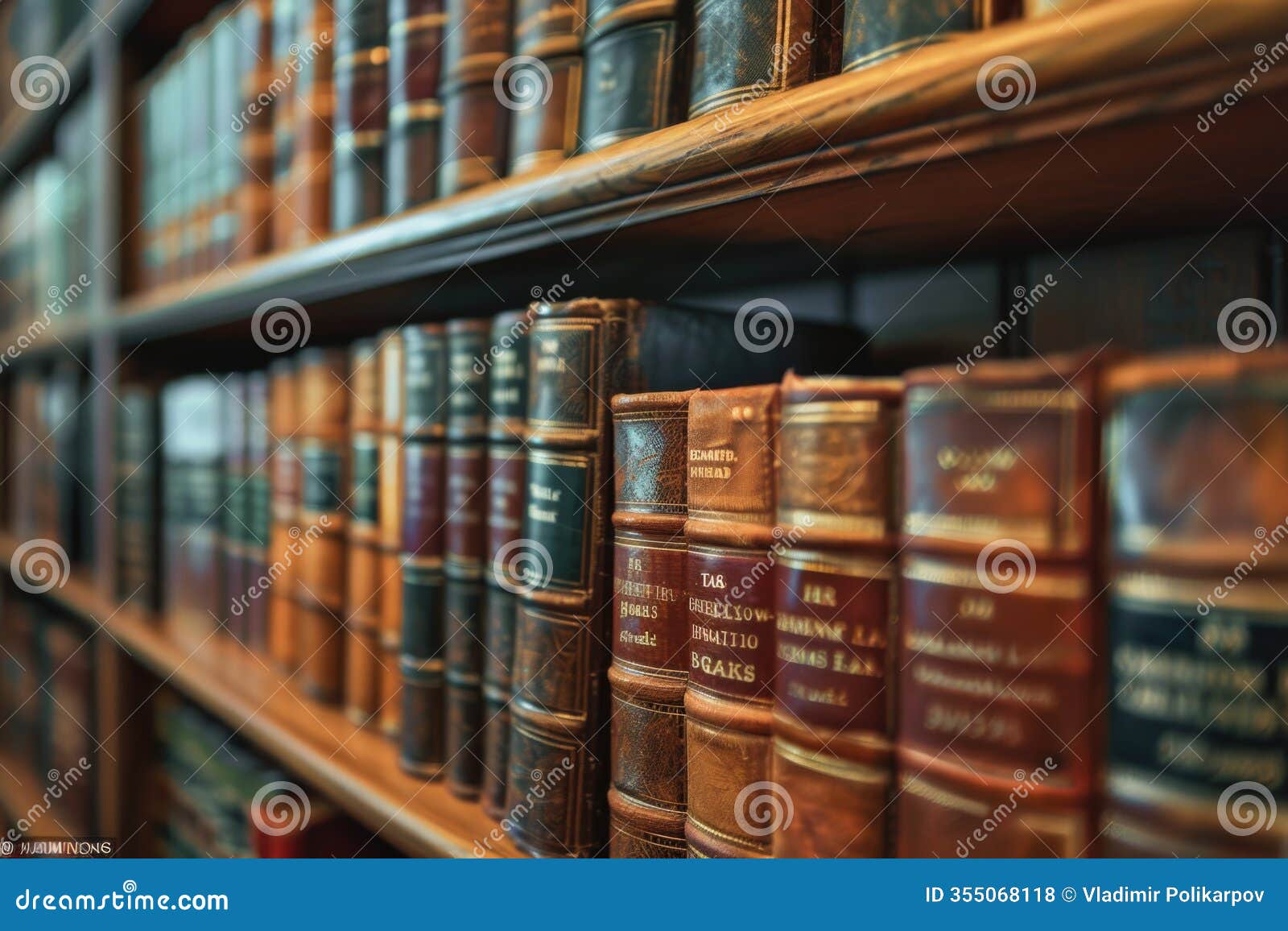 A Book Shelf Filled with Lots of Books. Ideal for Educational, Library ...