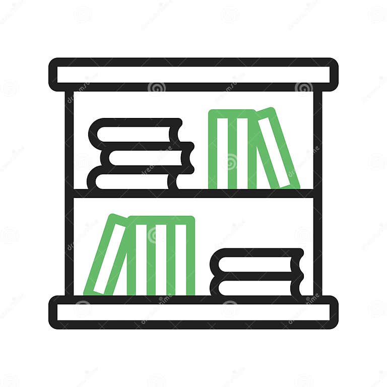 Book Shelf Icon Image. stock vector. Illustration of outline - 288132760