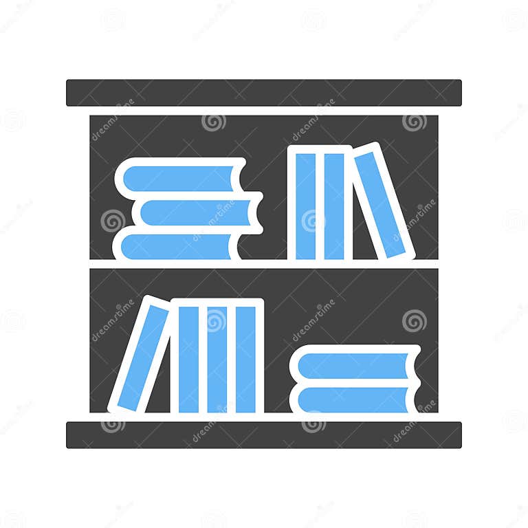 Book Shelf Icon Image. stock vector. Illustration of book - 290139855