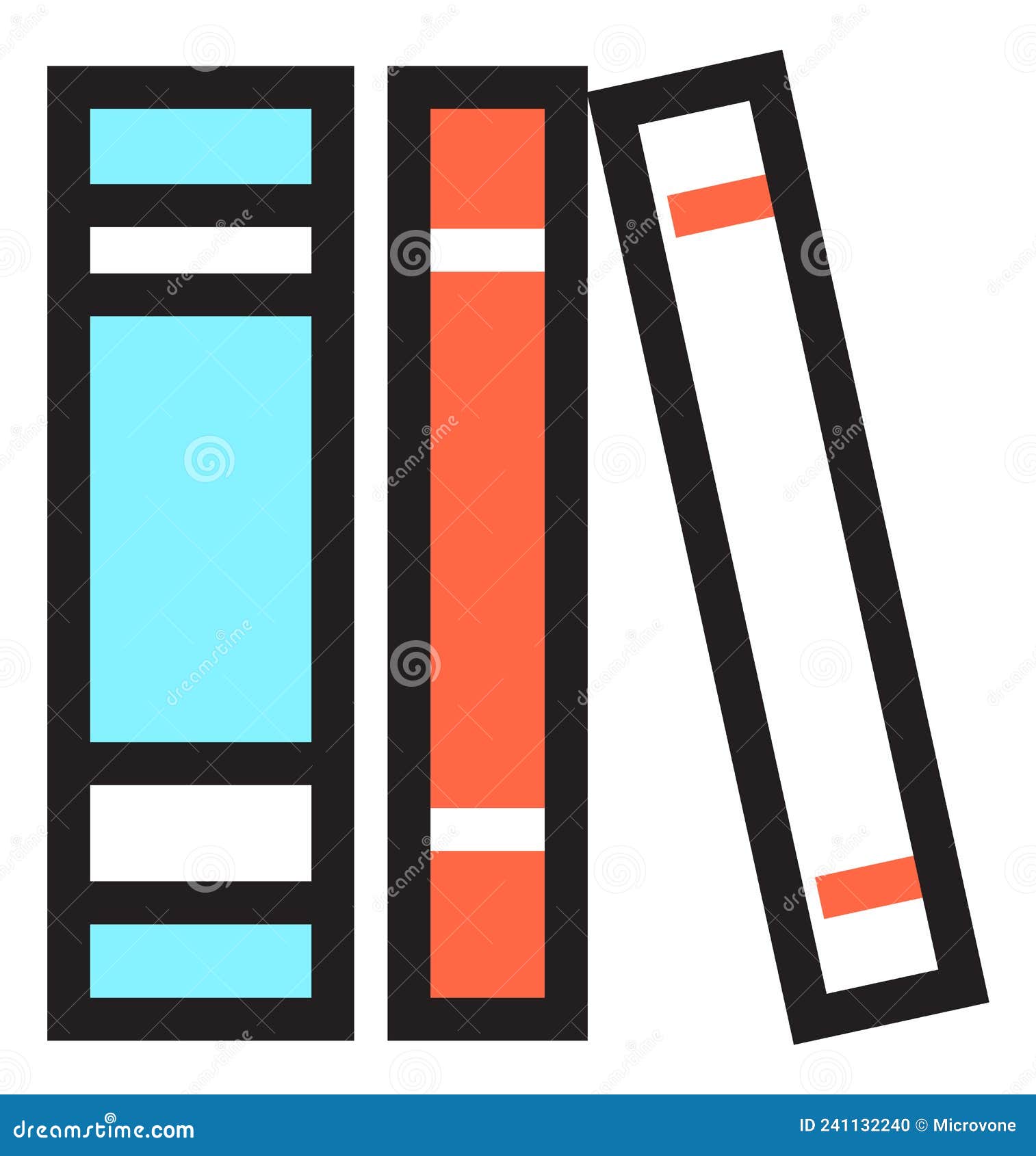 Book Shelf Icon. Reading Symbol Stock Vector - Illustration of object ...