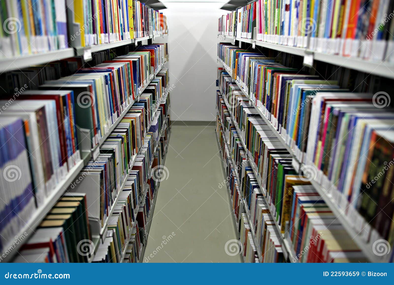 Book shelves editorial stock image. Image of learn, collection - 22593659