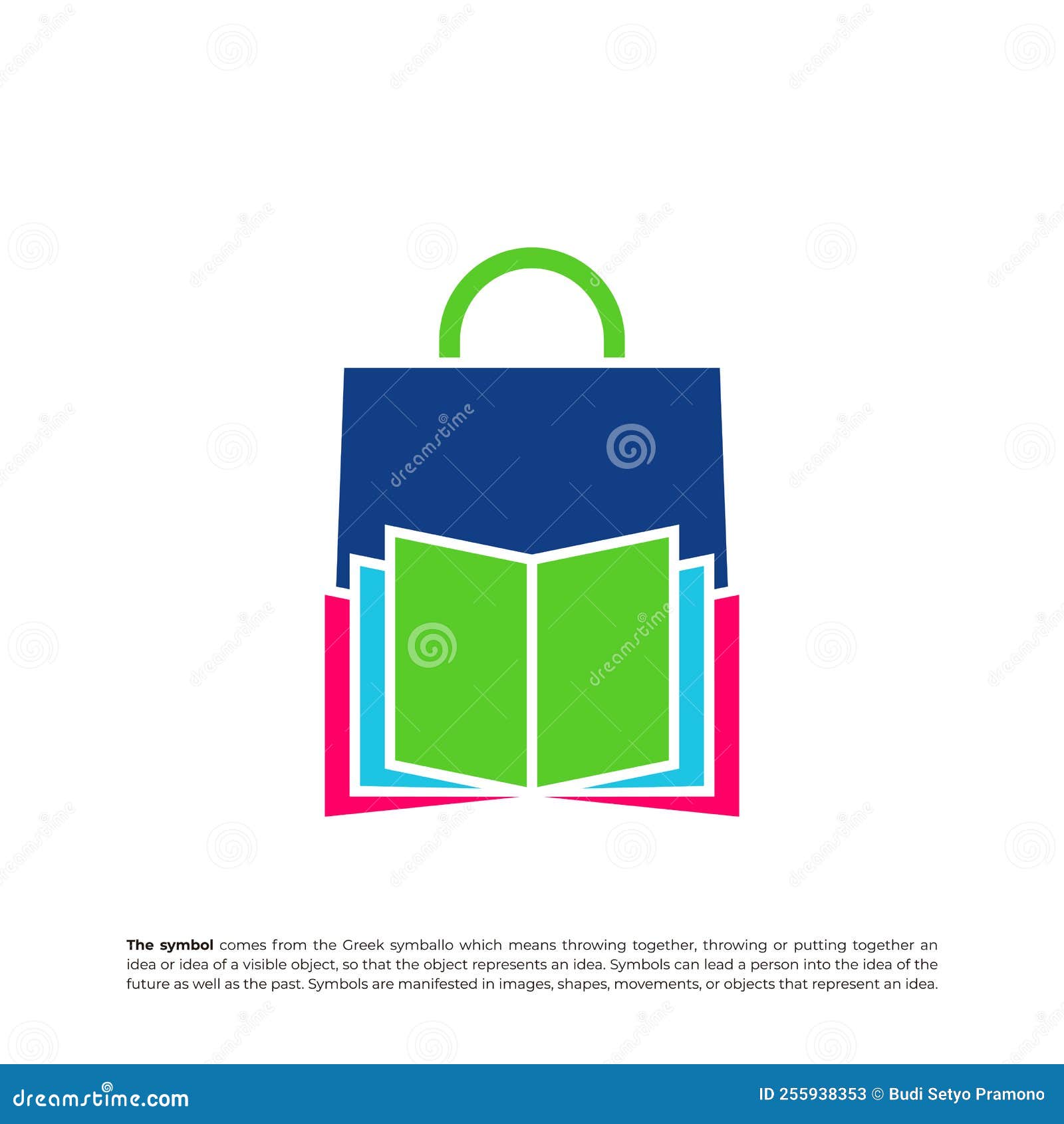Book Shop Logo Vector. Shop Book Logo Design Concept Template Stock ...