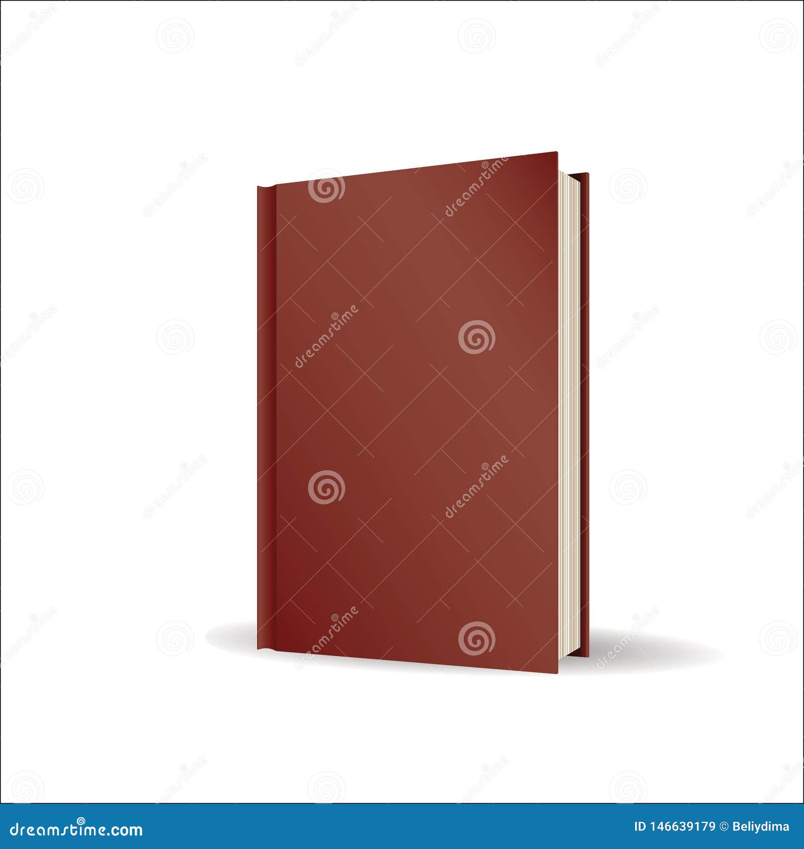 Book is on the side stock vector. Illustration of hand - 146639179