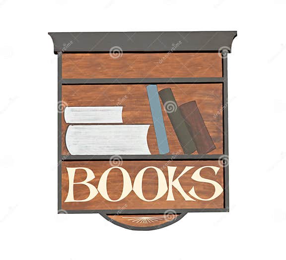 Book Sign stock image. Image of board, wooden, signpost - 13084197