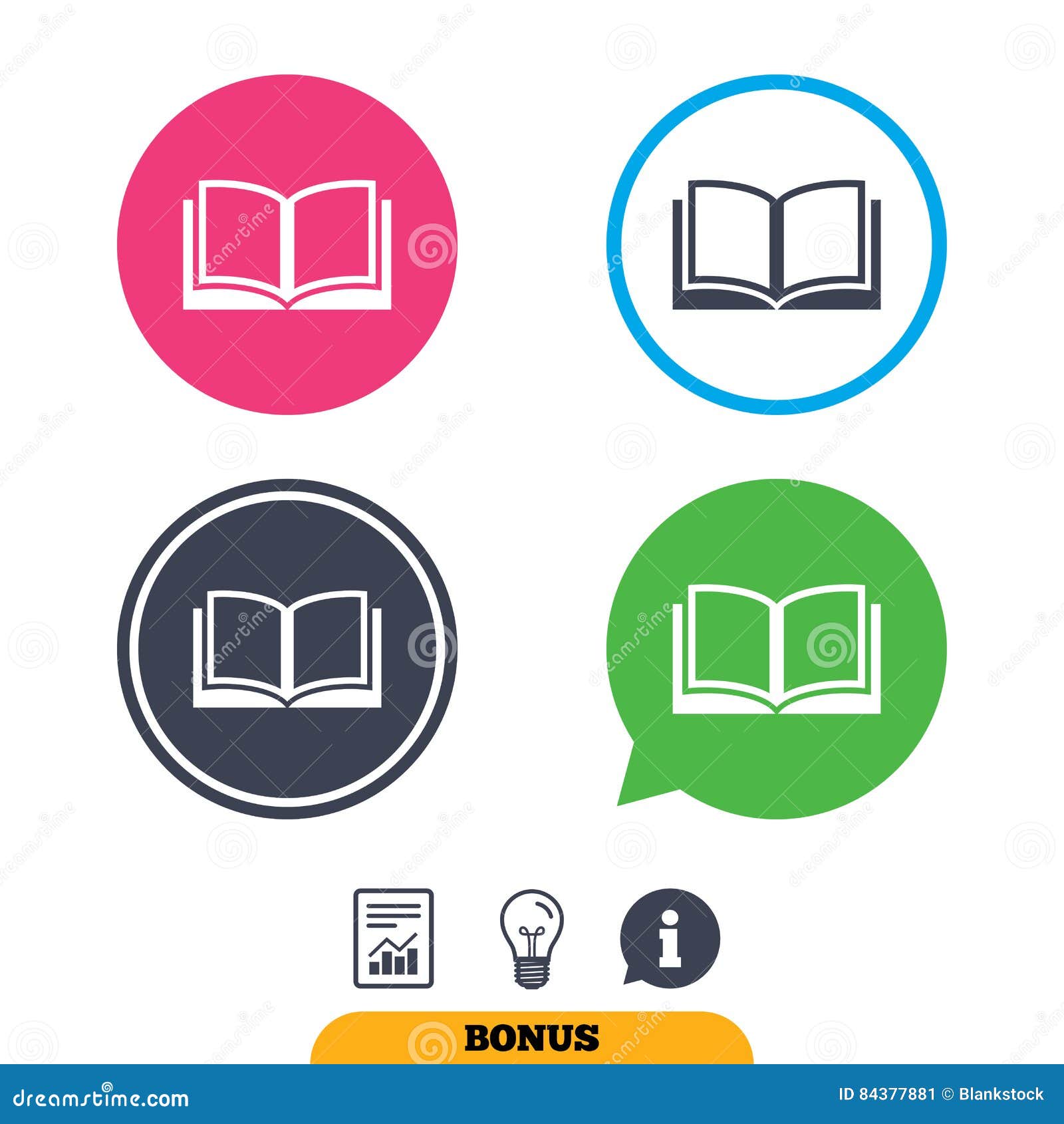Book Sign Icon. Open Book Symbol Stock Vector - Illustration of ...