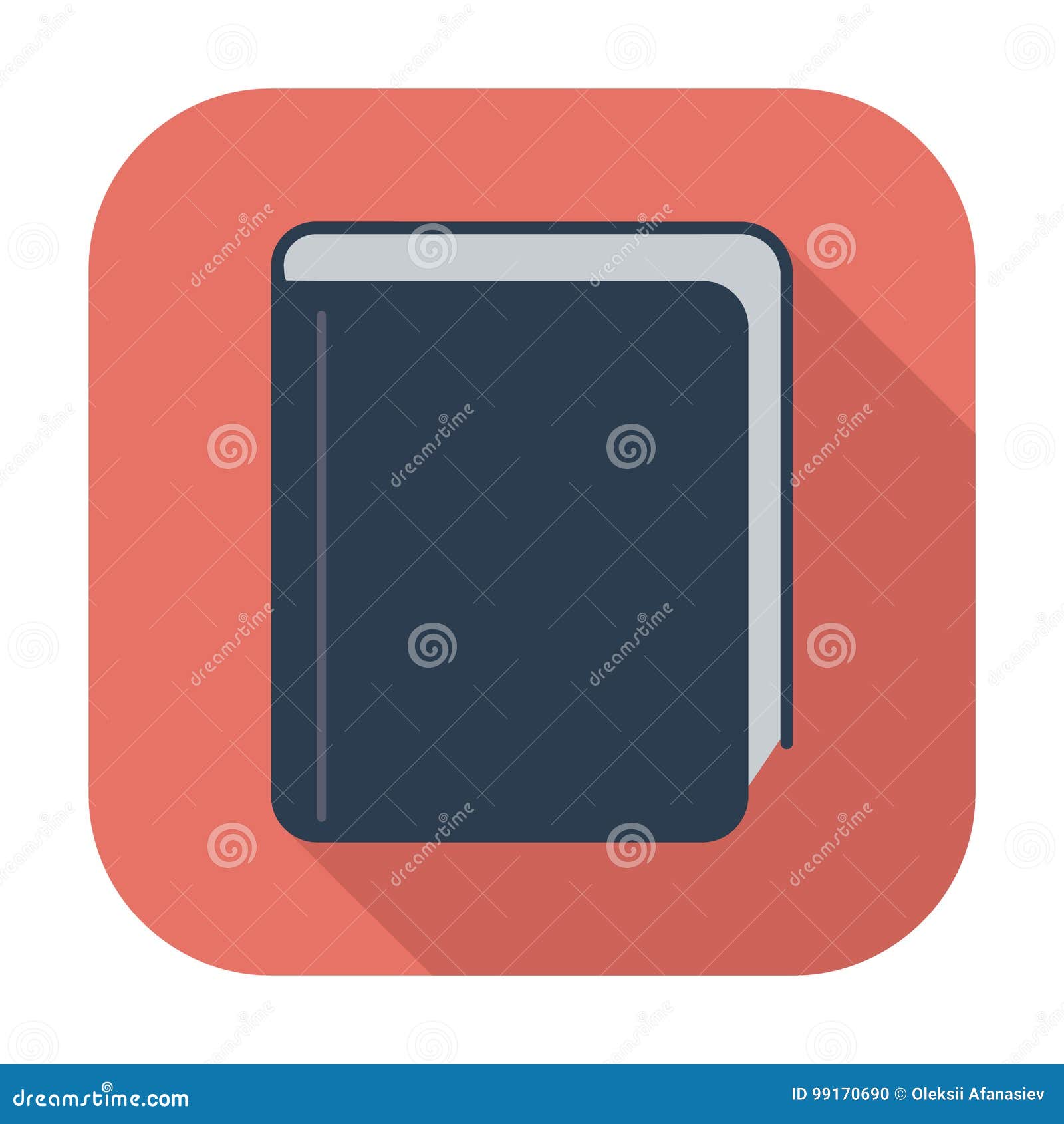 Book. Single icon. stock vector. Illustration of organization - 99170690