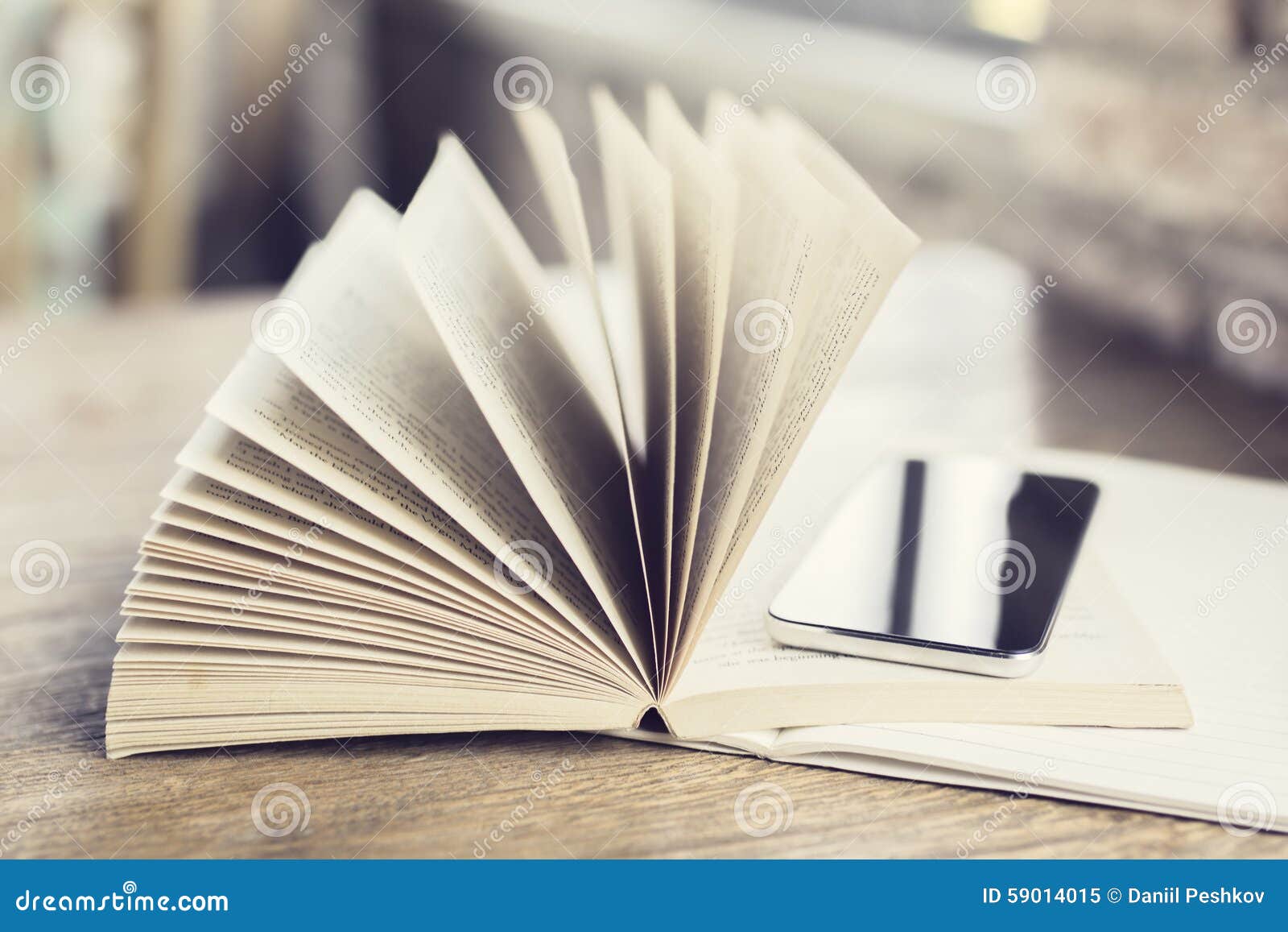 Book and smartphone stock image. Image of blue, cell - 59014015
