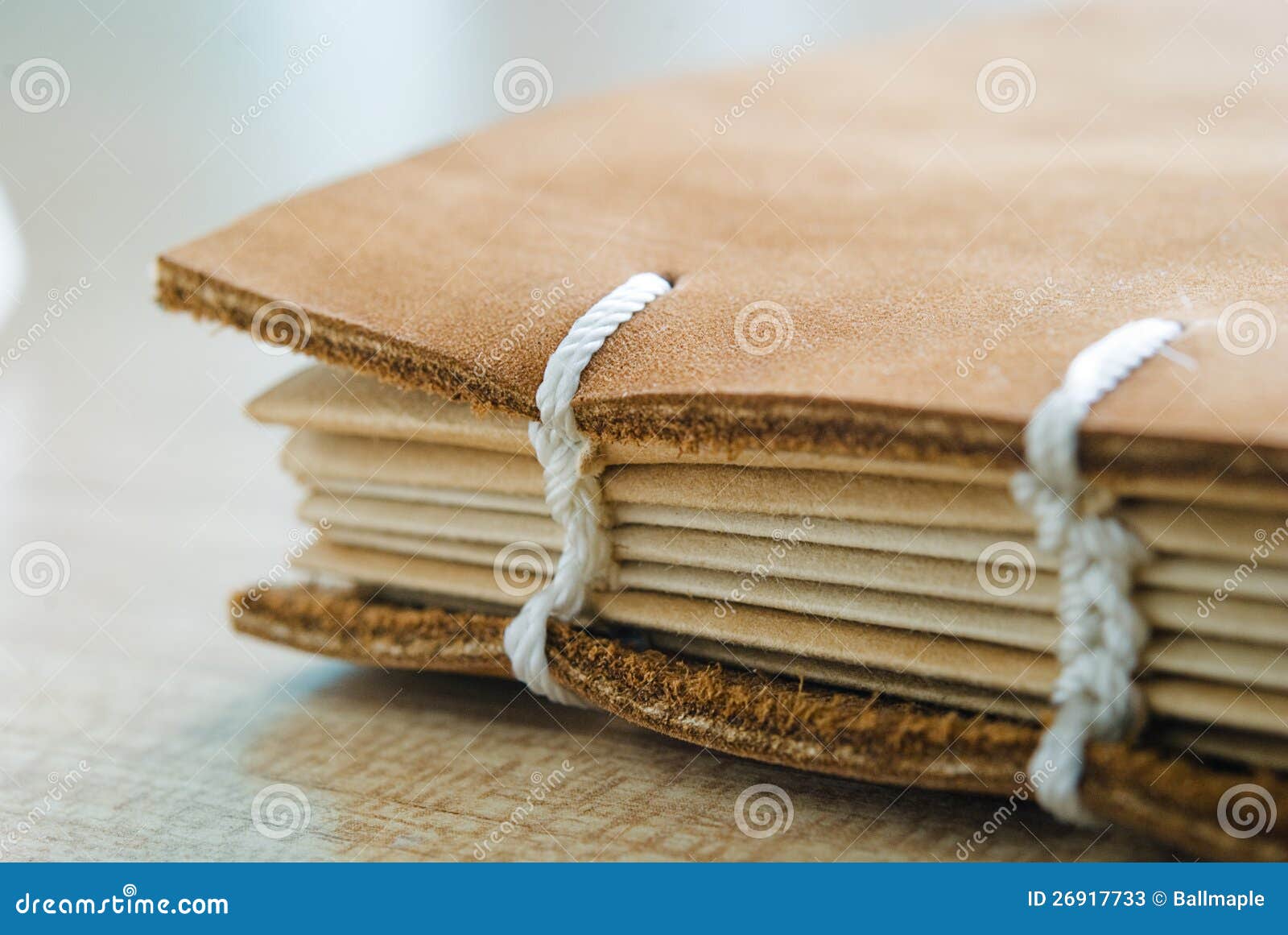 Book Spine with Leather Cover Stock Image - Image of retro, binding ...