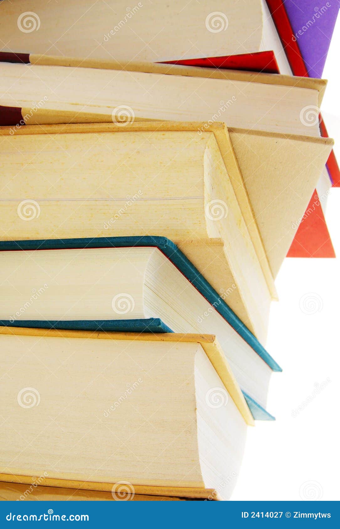 Book stack stock image. Image of bookstore, conceptual - 2414027