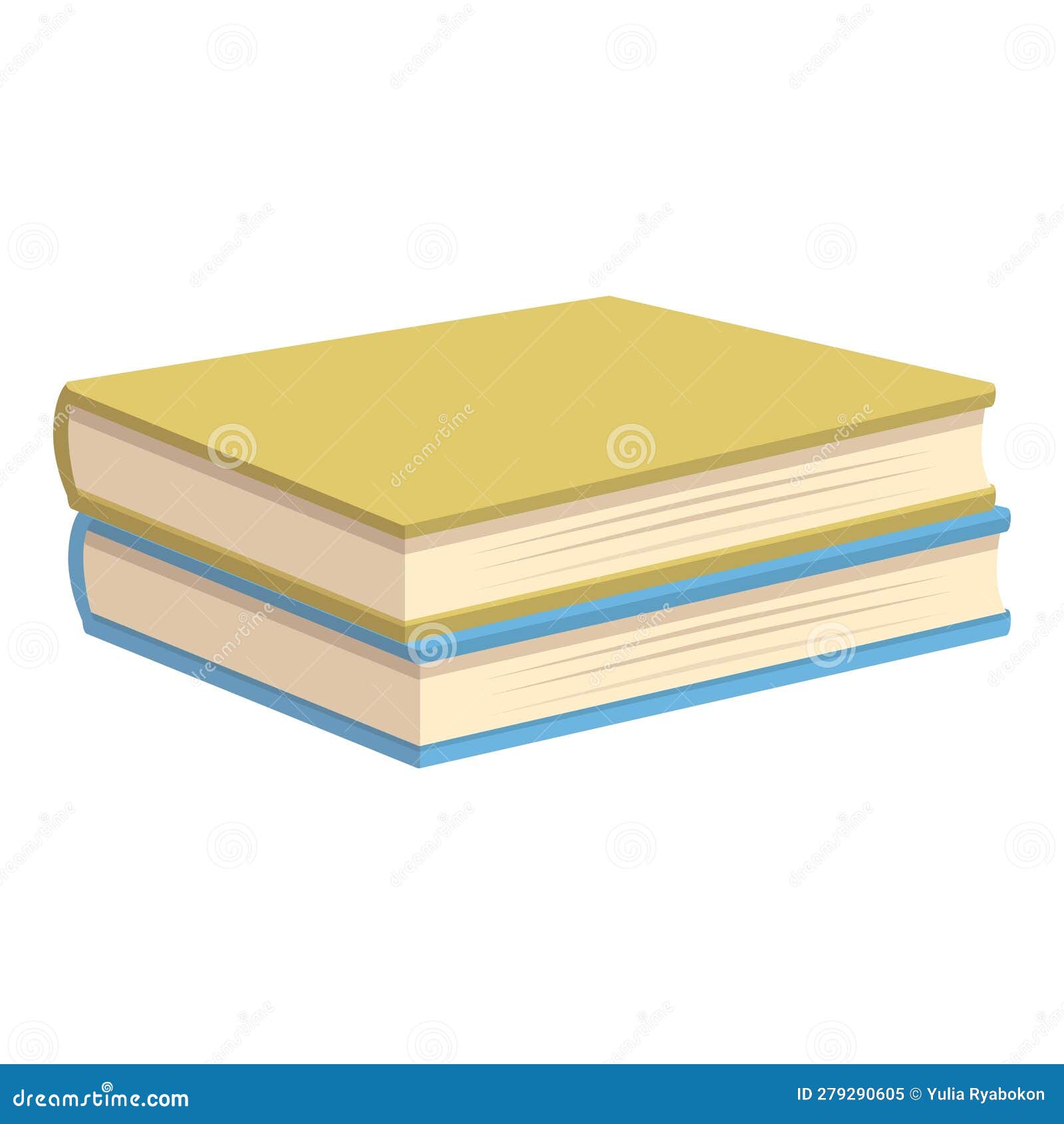 Book Stack Icon Cartoon Vector. Open Study Stock Vector - Illustration ...