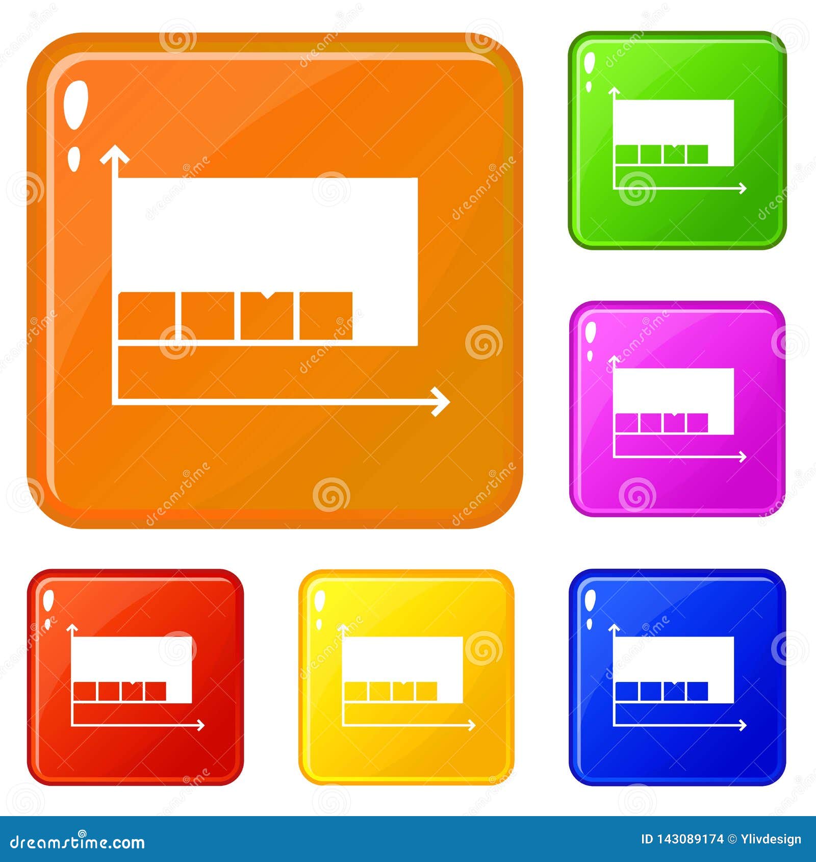 Book Stack Icons Set Vector Color Stock Vector - Illustration of ...