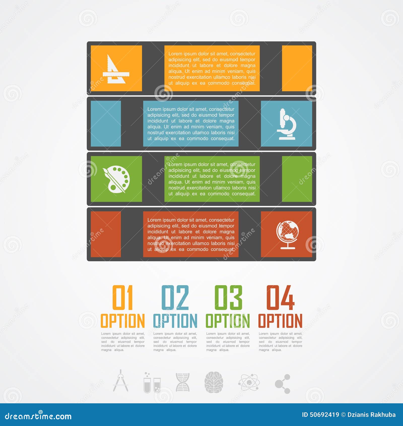 Book stack infographic stock vector. Illustration of geography - 50692419