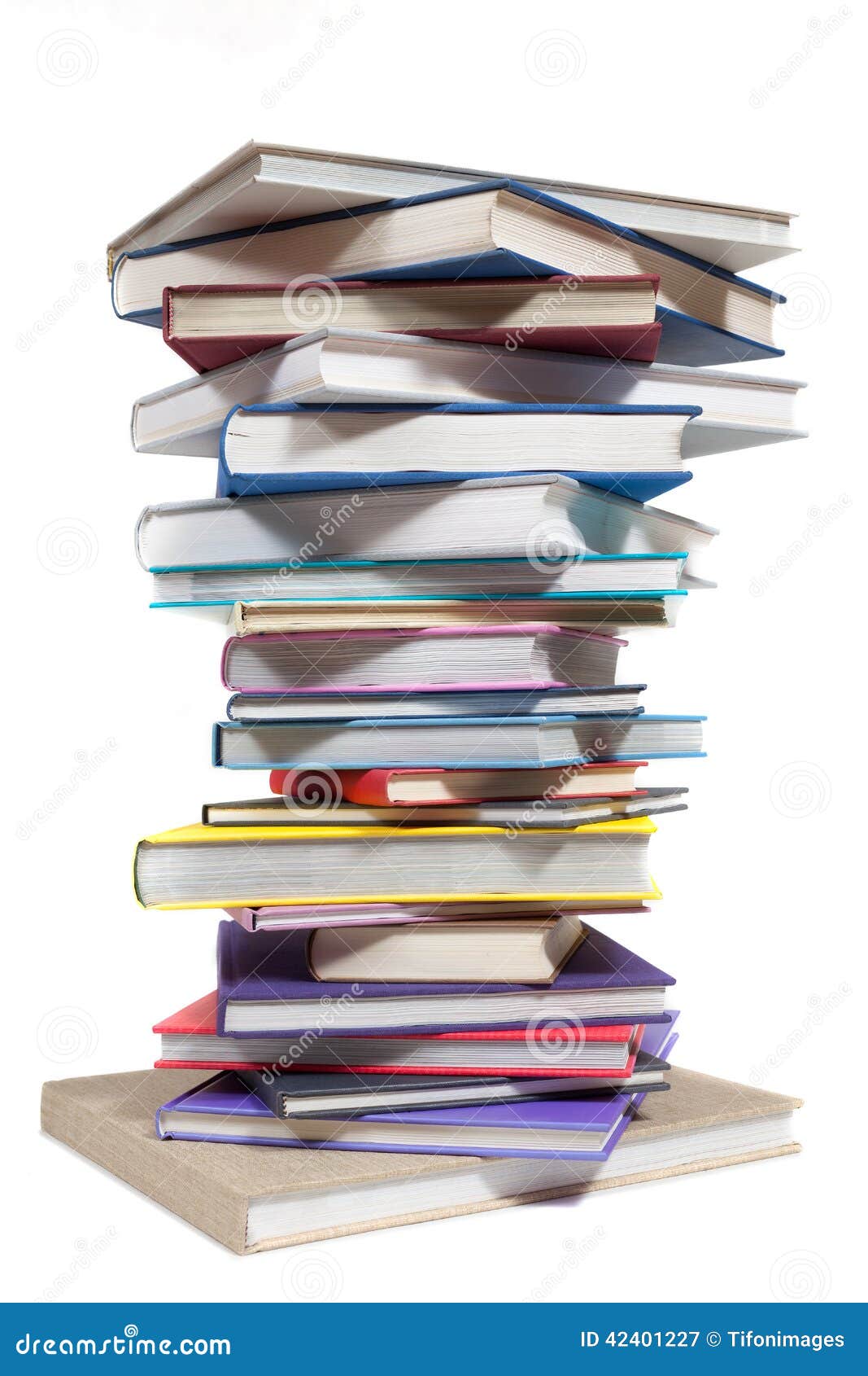 Book Stack stock image. Image of book, variety, arrangement - 42401227