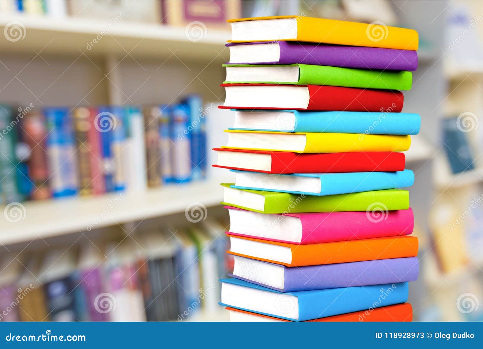 Book stock image. Image of stack, table, stacking, multi - 118928973