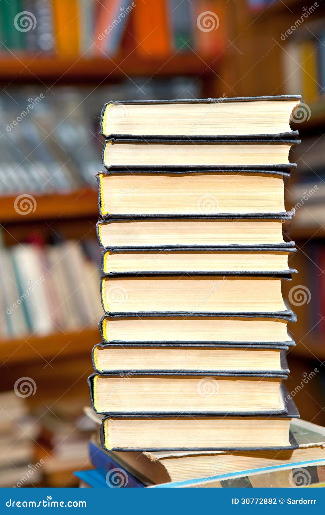 Book stack stock photo. Image of book, interior, page - 30772882