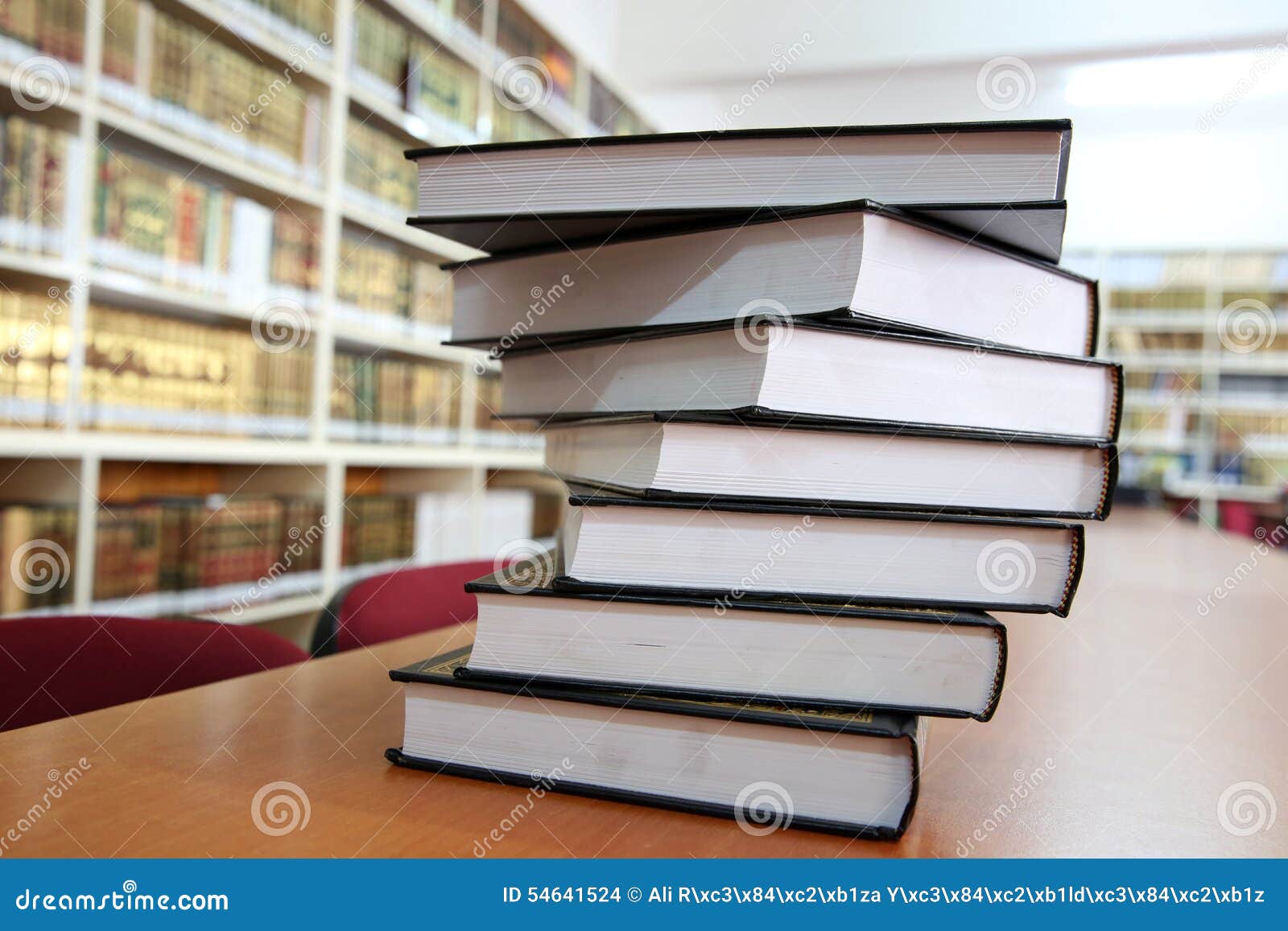 Book Stack stock photo. Image of data, biology, desk - 54641524