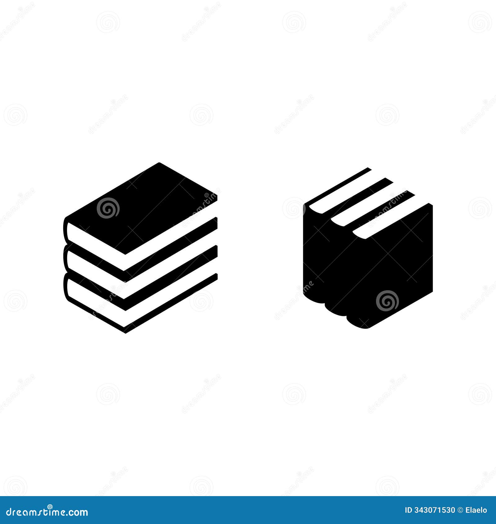 Book Stack Vector Art Illustration Stock Vector - Illustration of ...