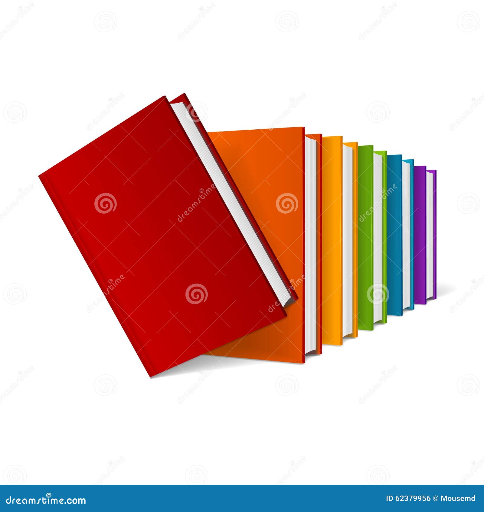 Book Stack. Vector stock vector. Illustration of pile - 62379956