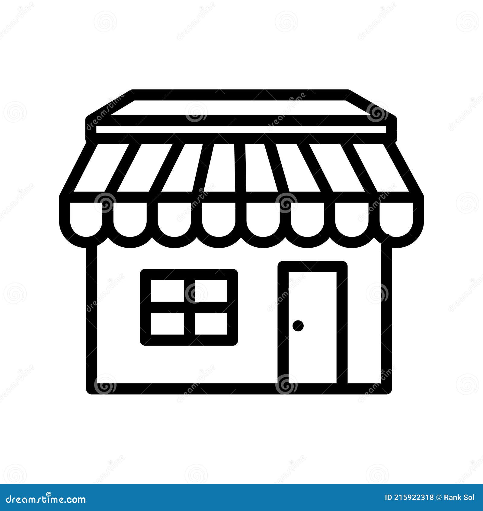 Book Stall Vector Icon Which Can Easily Modify or Edit Stock Vector ...