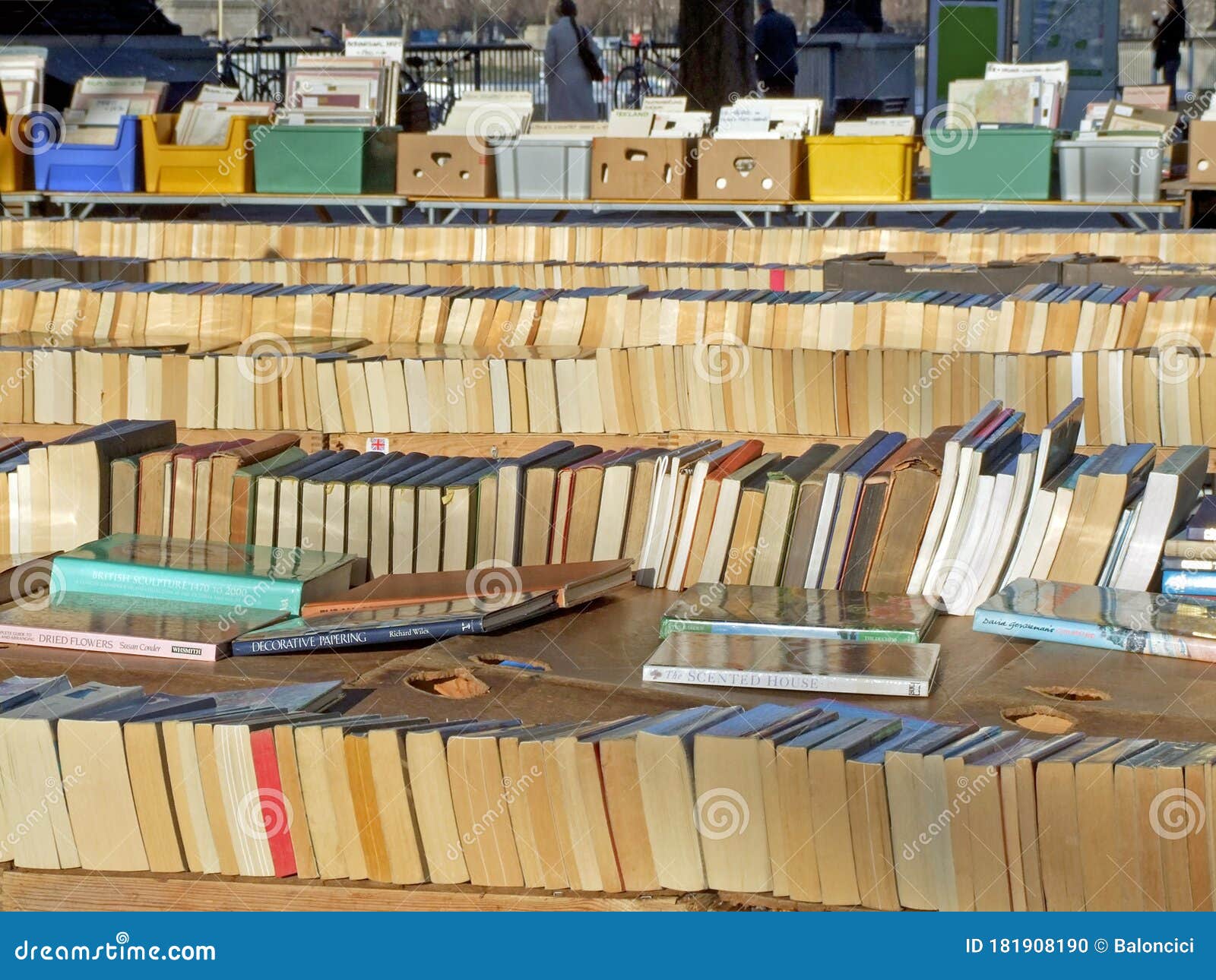 Book stalls market stock photo. Image of library, stall - 181908190