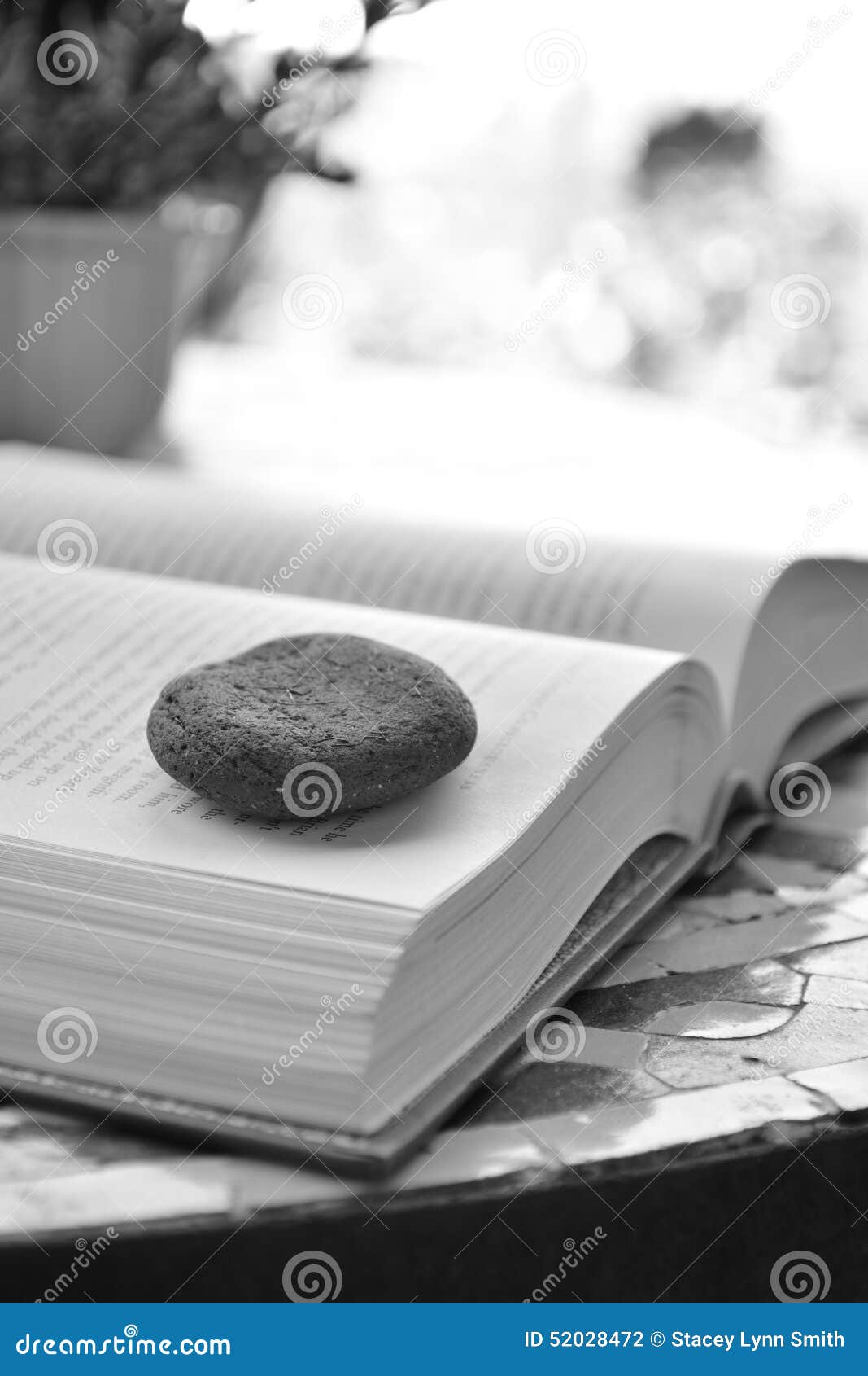 Book with stone stock photo. Image of black, literature - 52028472
