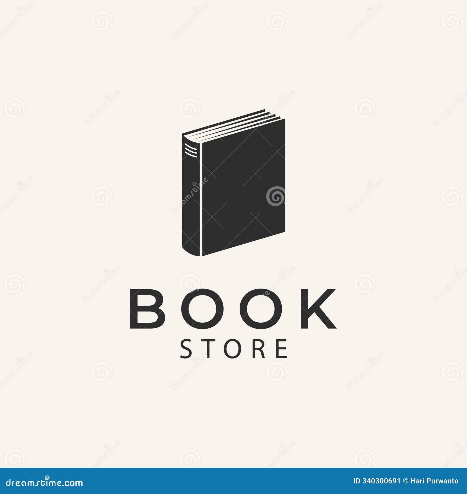 Book Store Line Logo Icon Vector Design Illustration Stock Illustration ...