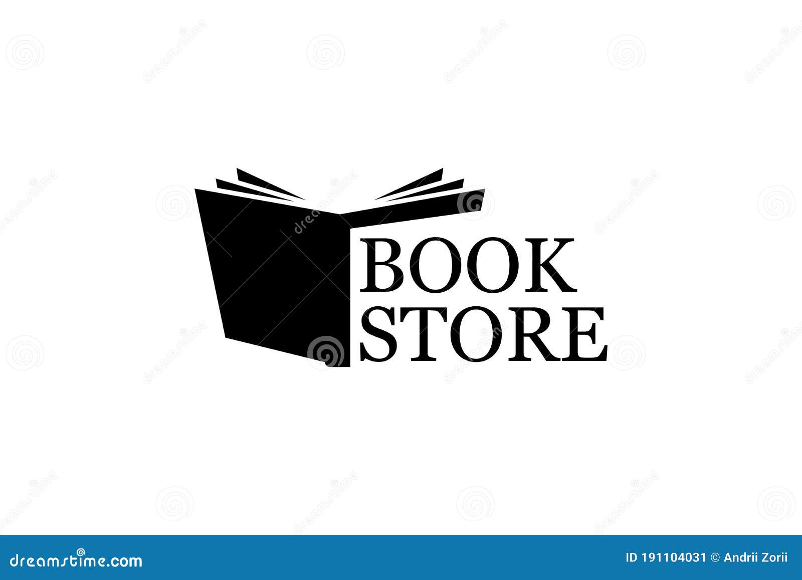 Book Store Logo. Book Store Icon. Classic Book Open Logo Stock Vector ...