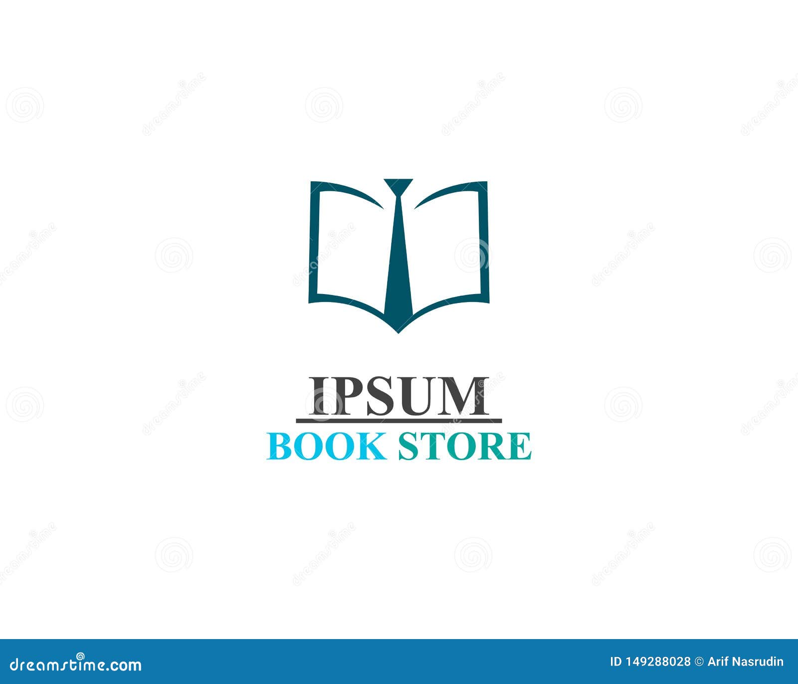 Book Store Logo Illustration Template Vector Stock Vector ...