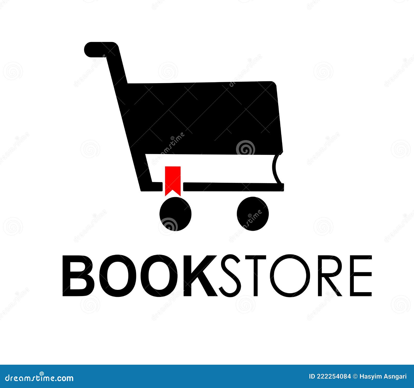 Book Store Logo Template Design Vector Stock Vector - Illustration of ...