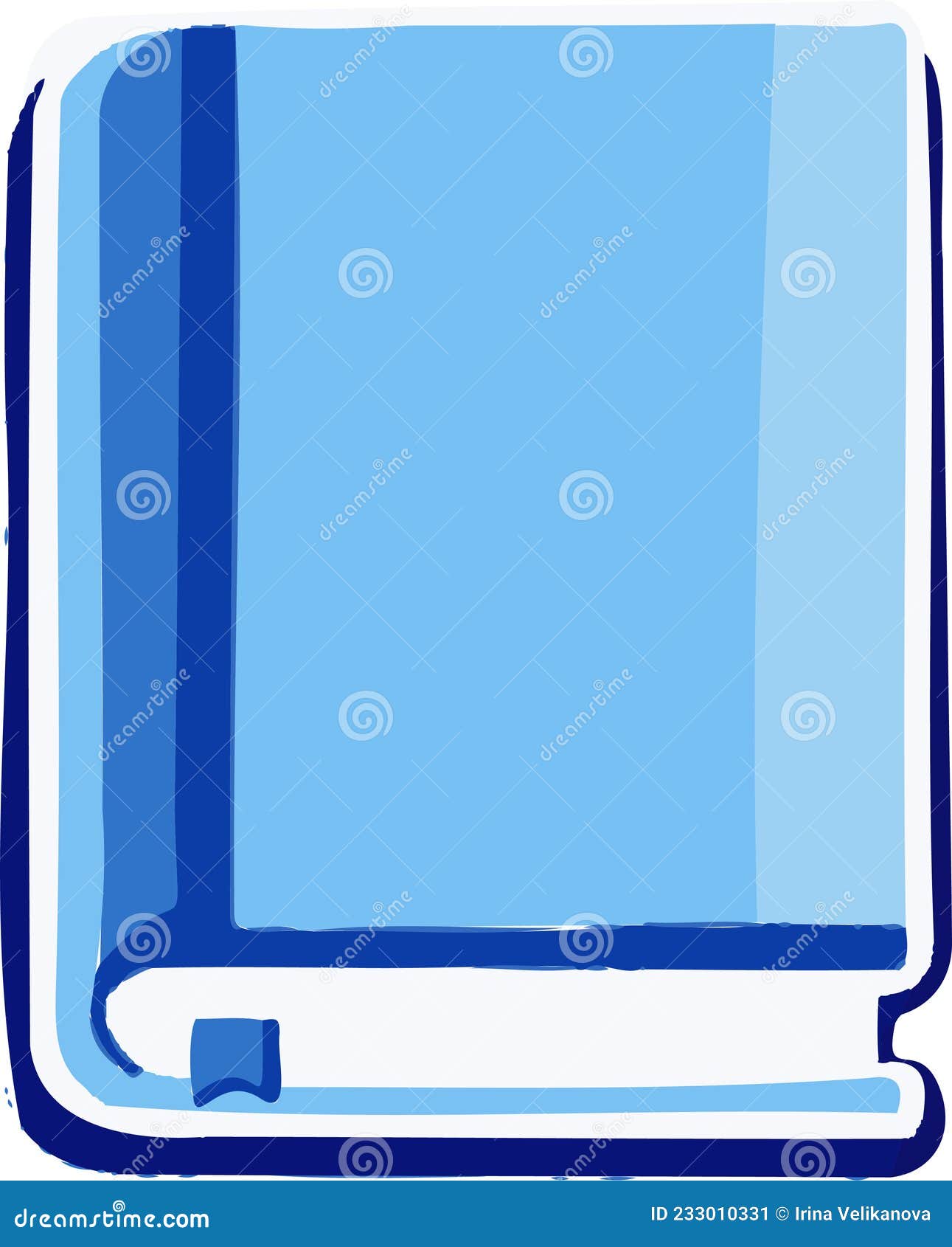 Book Symbol Icon Vector Blue Blue Reading Stock Vector - Illustration ...