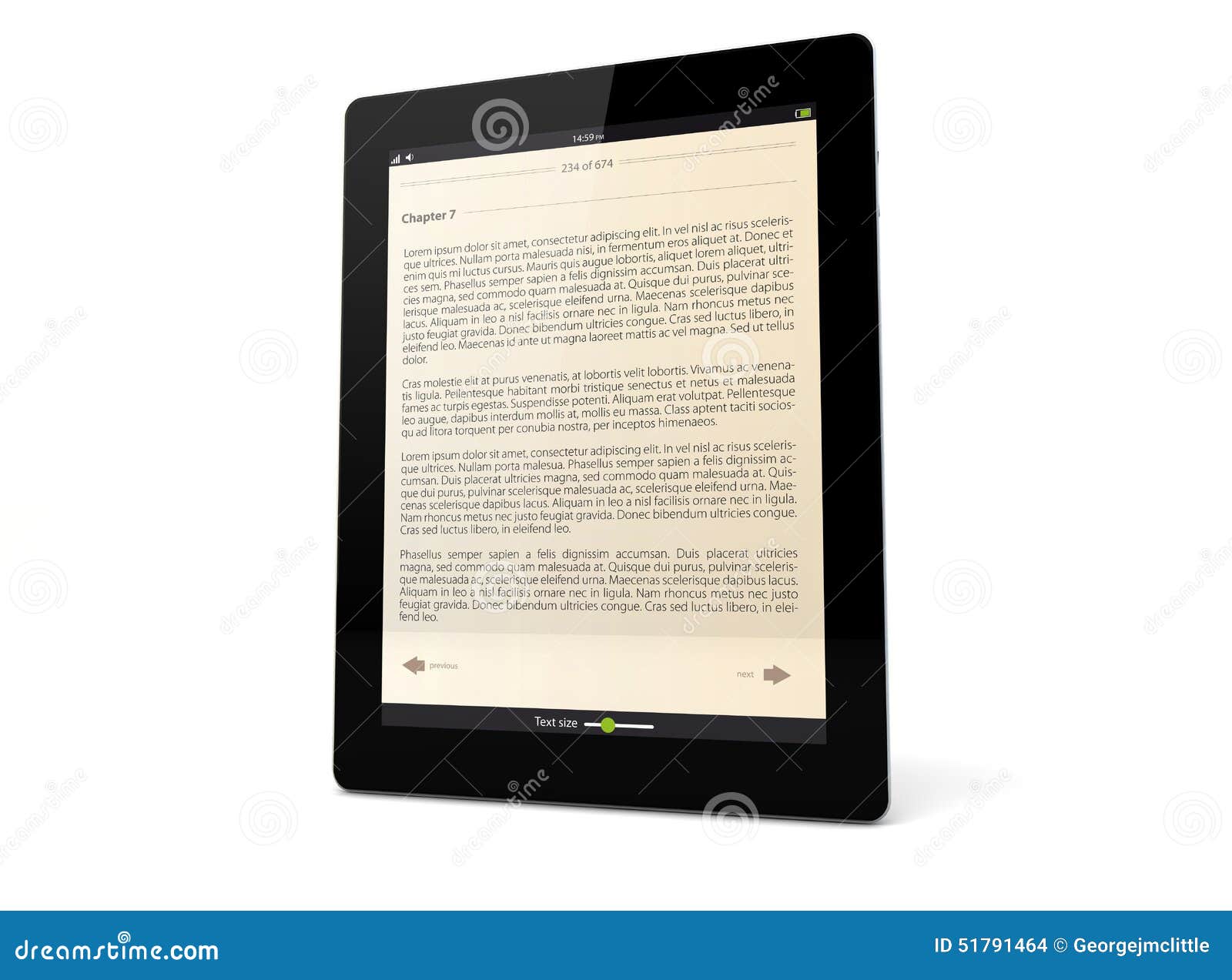 Book tablet stock illustration. Illustration of cloud - 51791464