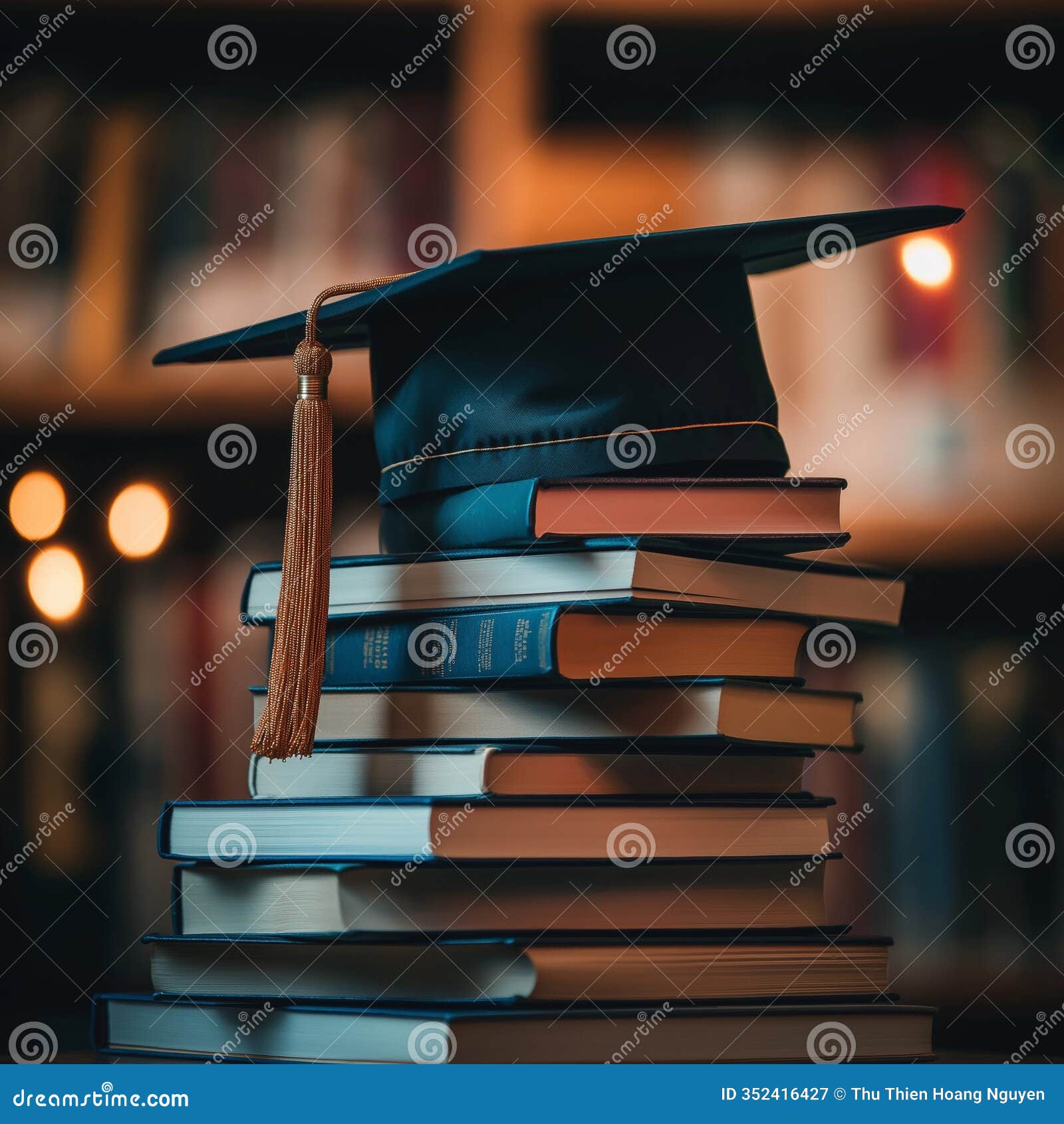 Book Theme for Student S Good Memory Stock Image - Image of degree ...