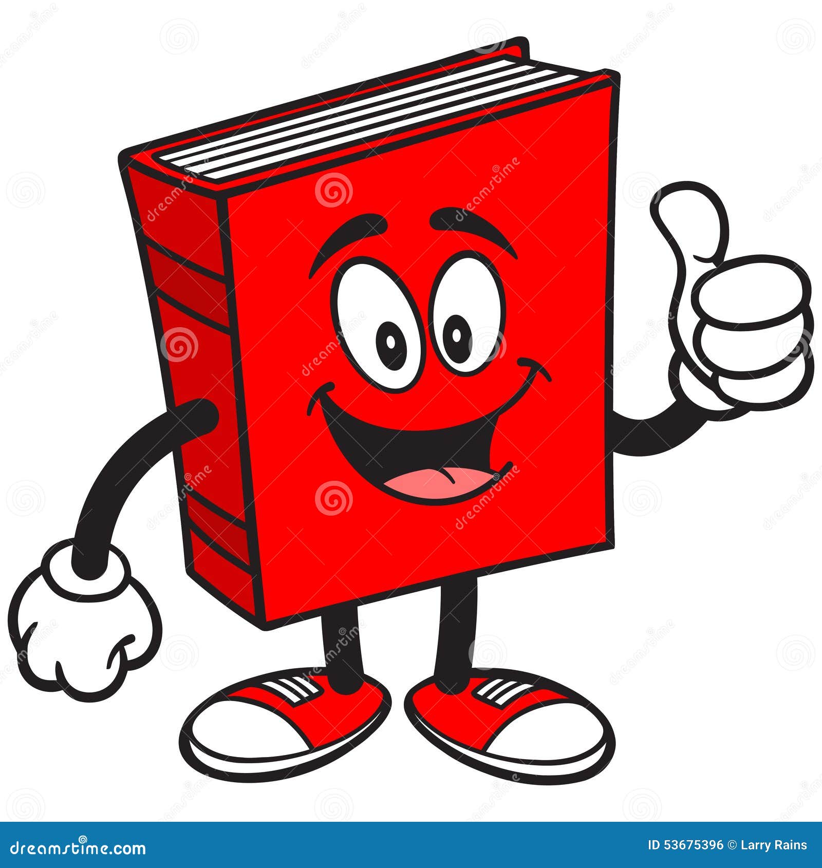 Book with Thumbs Up stock vector. Illustration of industry - 53675396