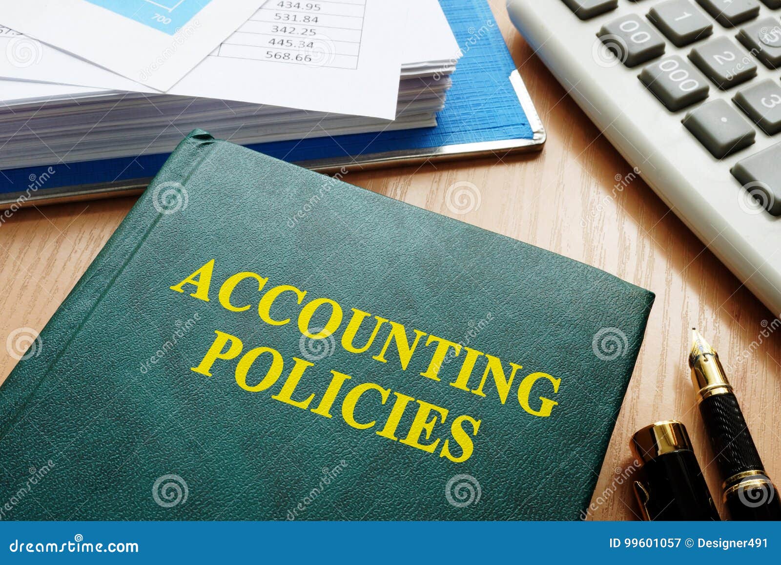 Book with Title Accounting Policies. Stock Image - Image of procedure ...