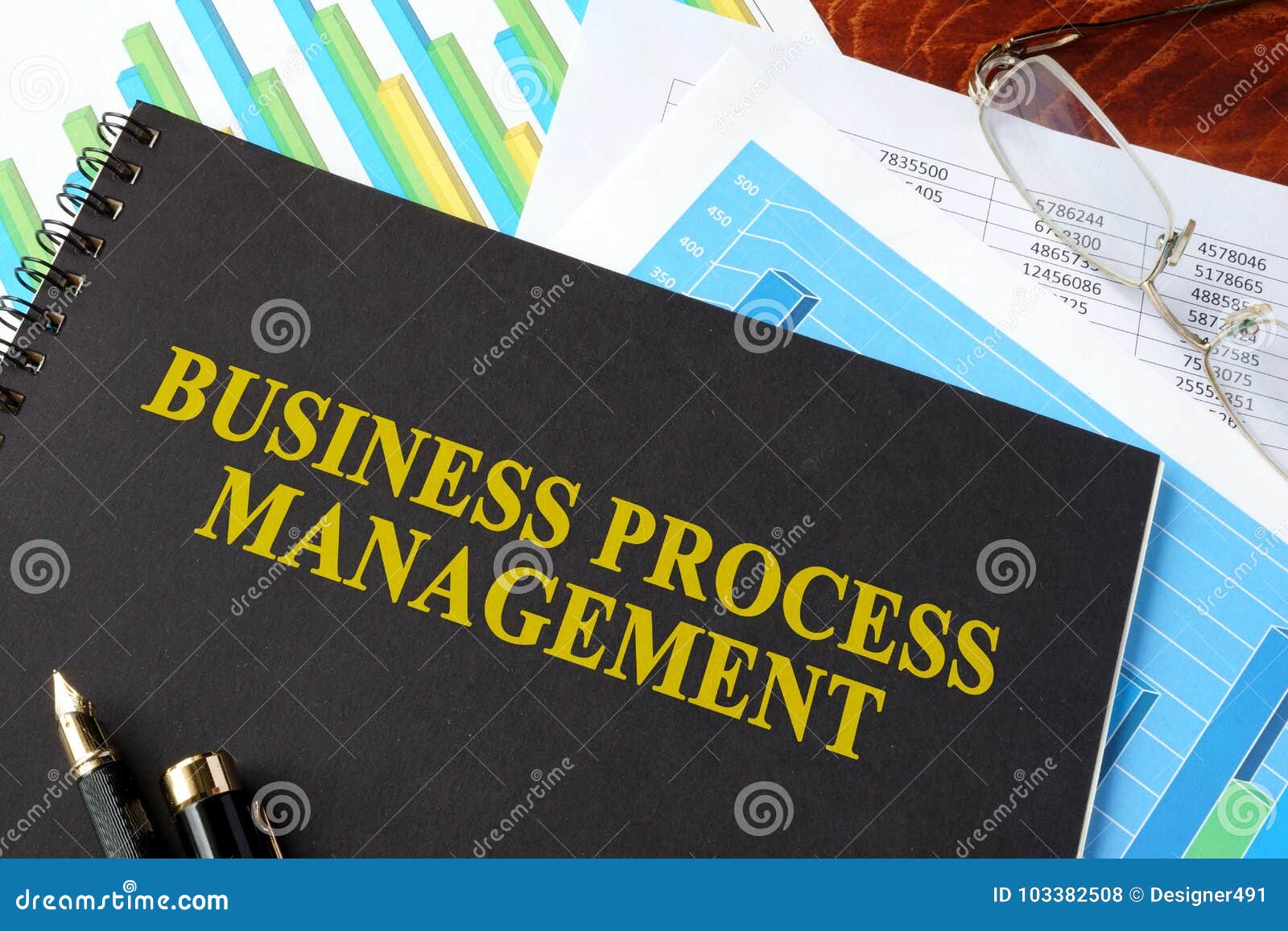 Book with Title BPM Business Process Management. Stock Photo - Image of ...