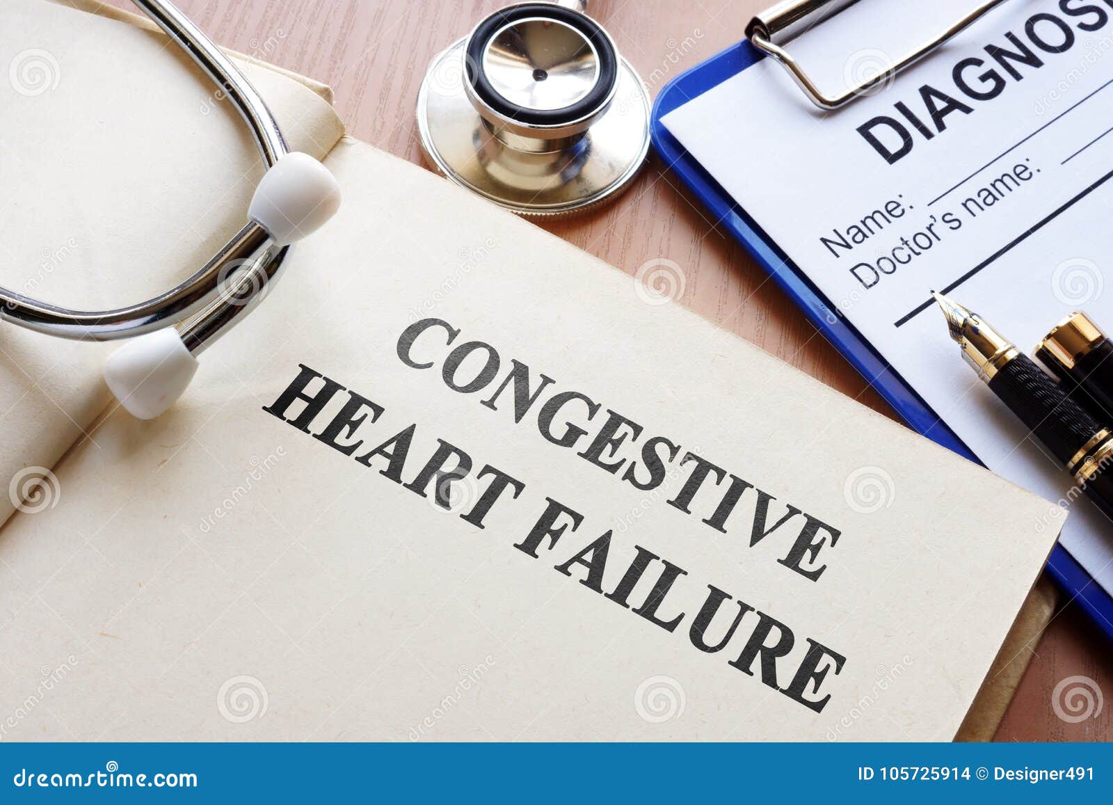 Congestive Heart Failure. Stock Photo | CartoonDealer.com #105725914